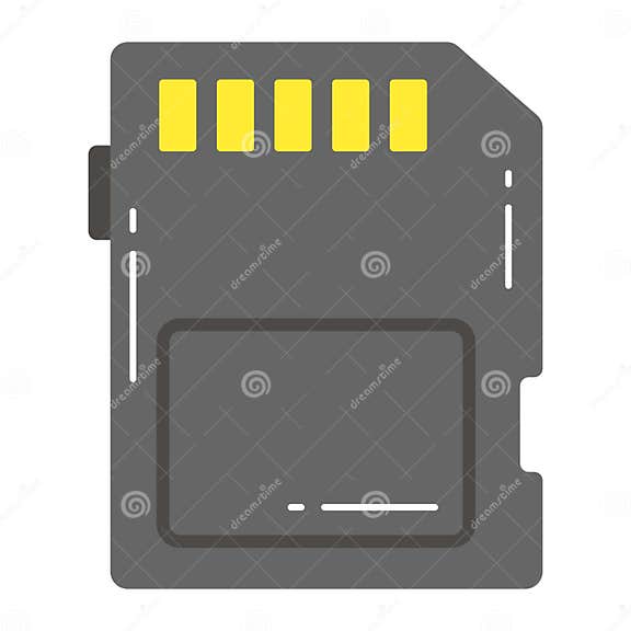 Memory Card Vector Design in Modern and Trendy Style Stock Vector ...