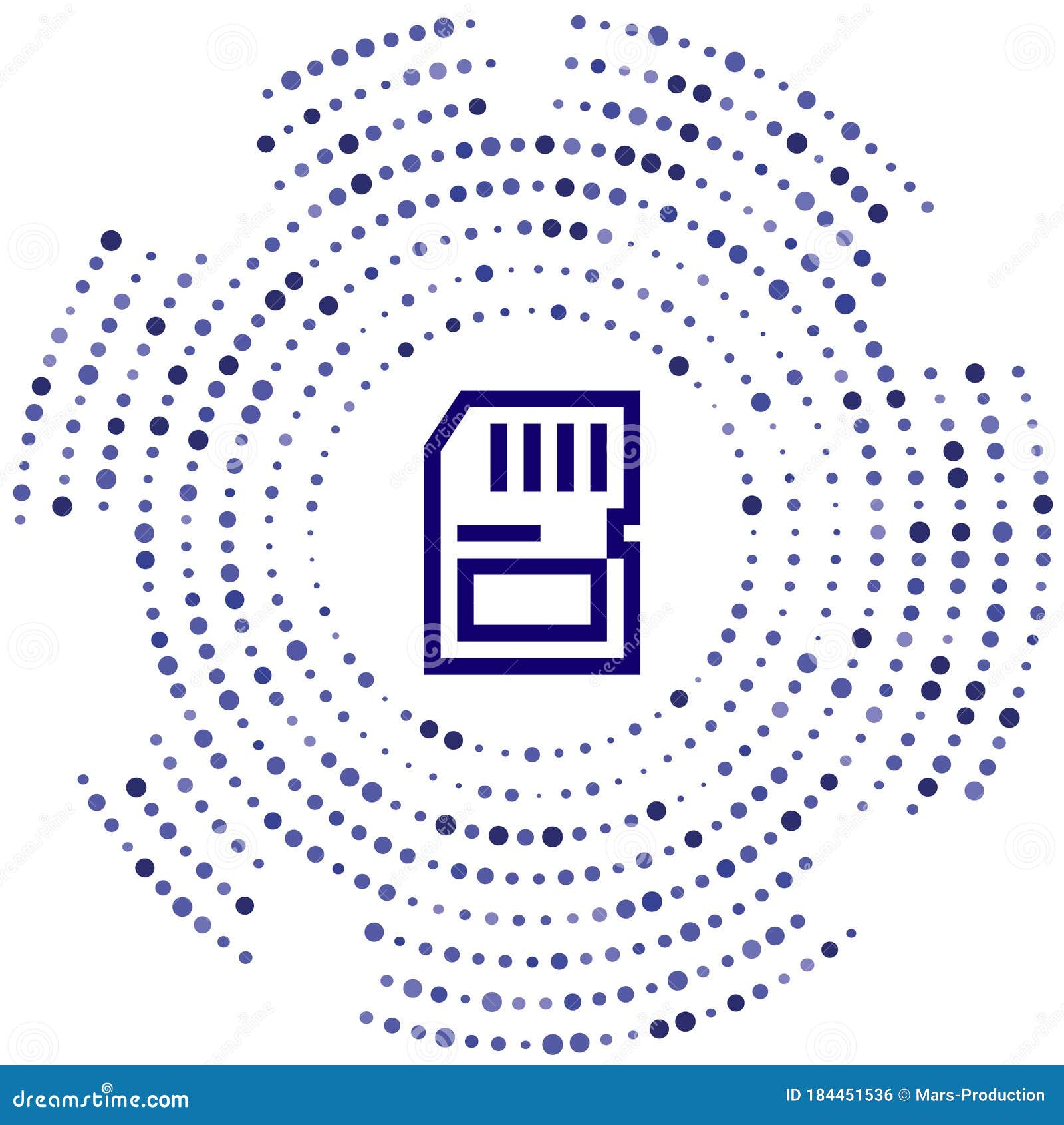 Memory Card Vector Icon. Memory Card Editable Stroke Stock Vector ...