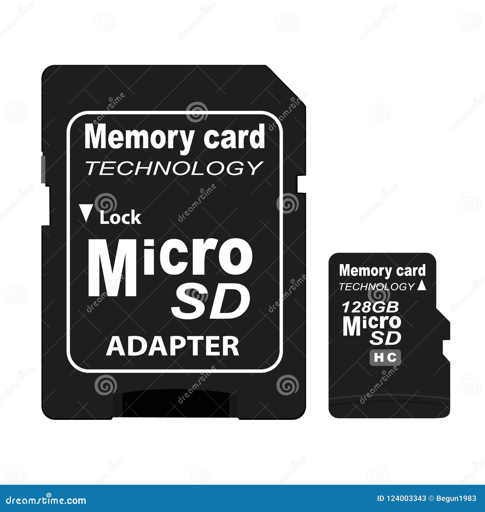 Memory Card in Vector on White Background Editorial Stock Photo ...
