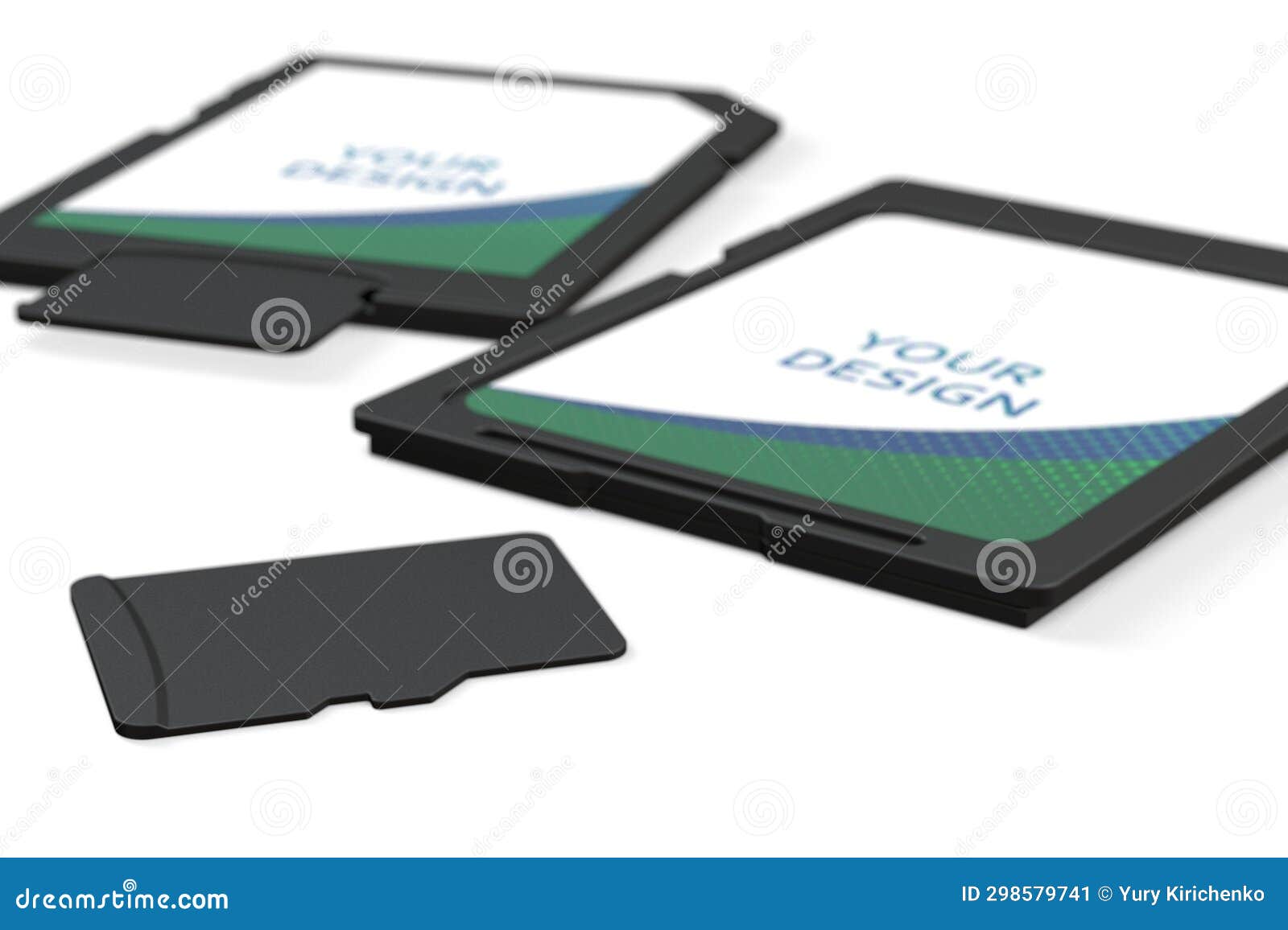 Memory Cards Set on White Background Stock Image - Image of card, micro ...