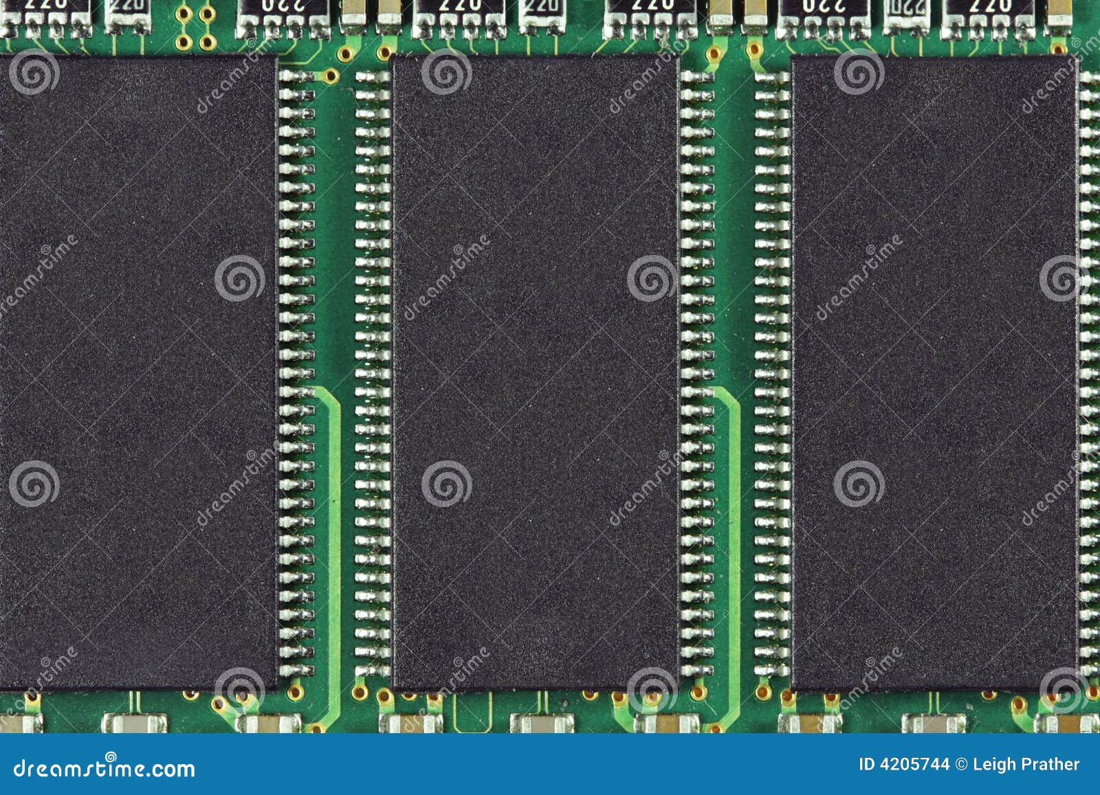 Memory chip stock photo. Image of green, memory, design - 4205744