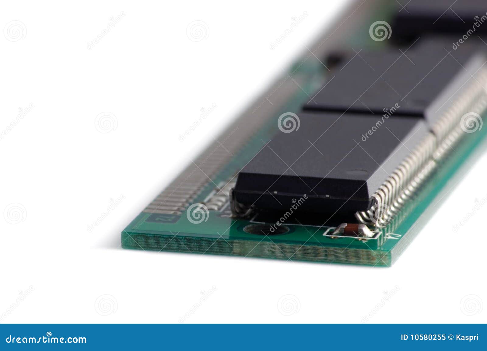 Memory Chip Macro Closeup Isolated Stock Image - Image of random, macro ...