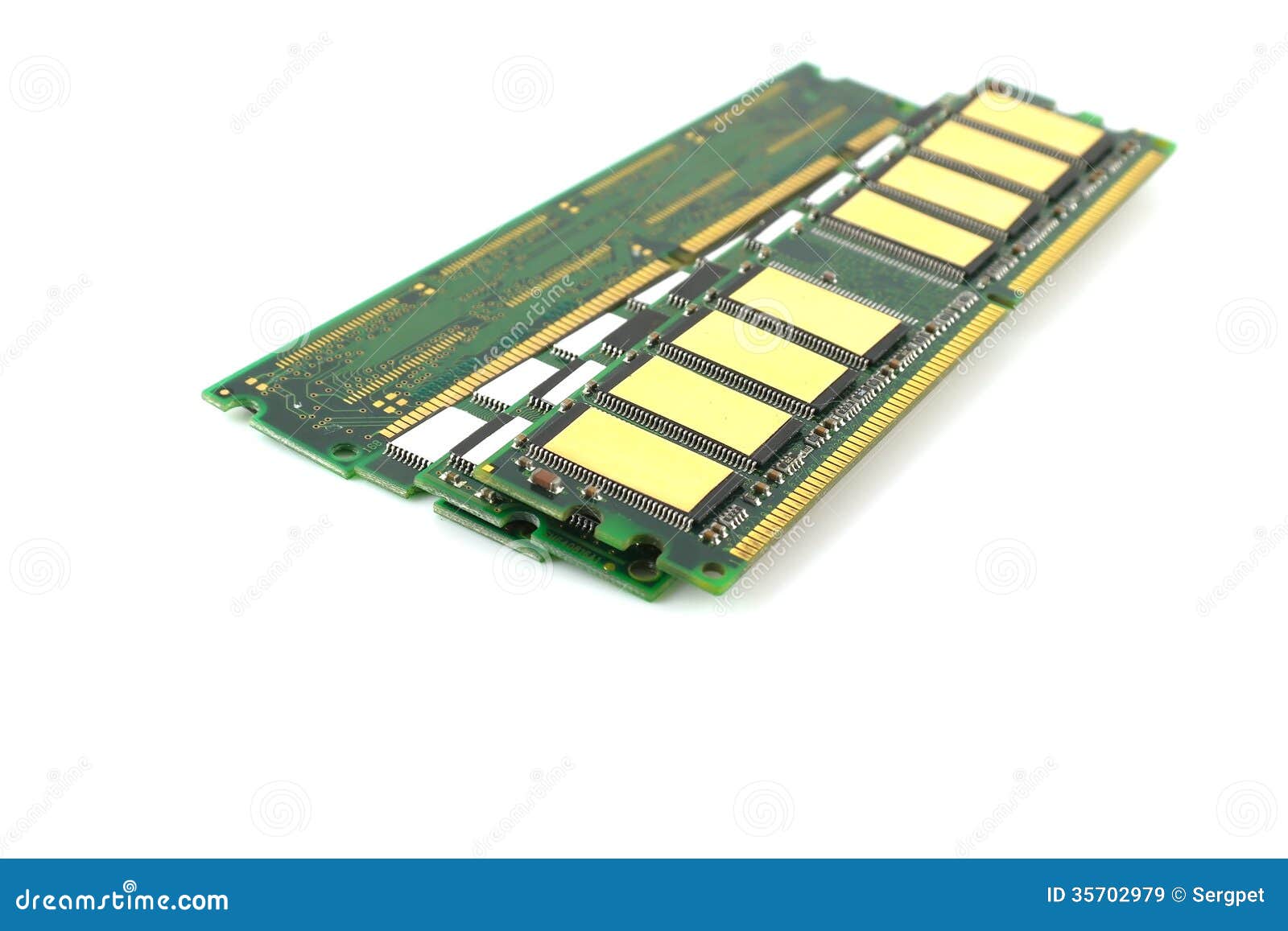 Memory chips for computer stock image. Image of background - 35702979