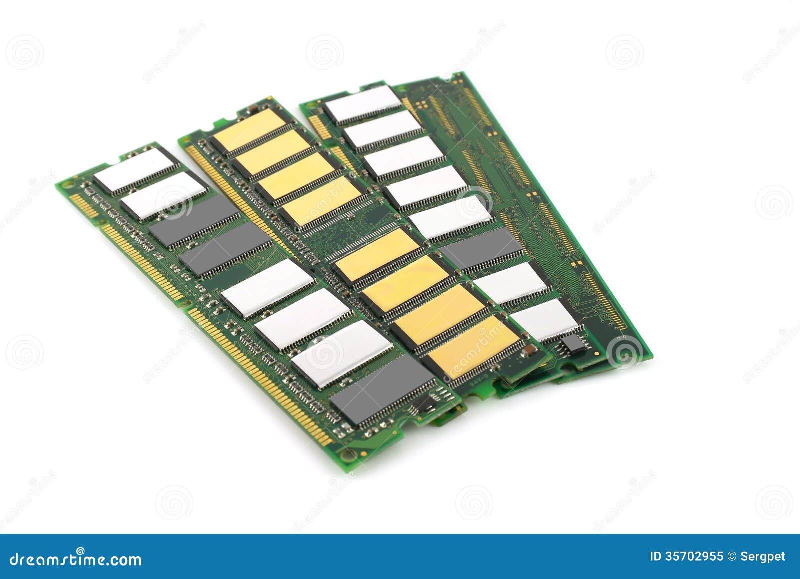 Memory chips for computer stock image. Image of chip - 35702955