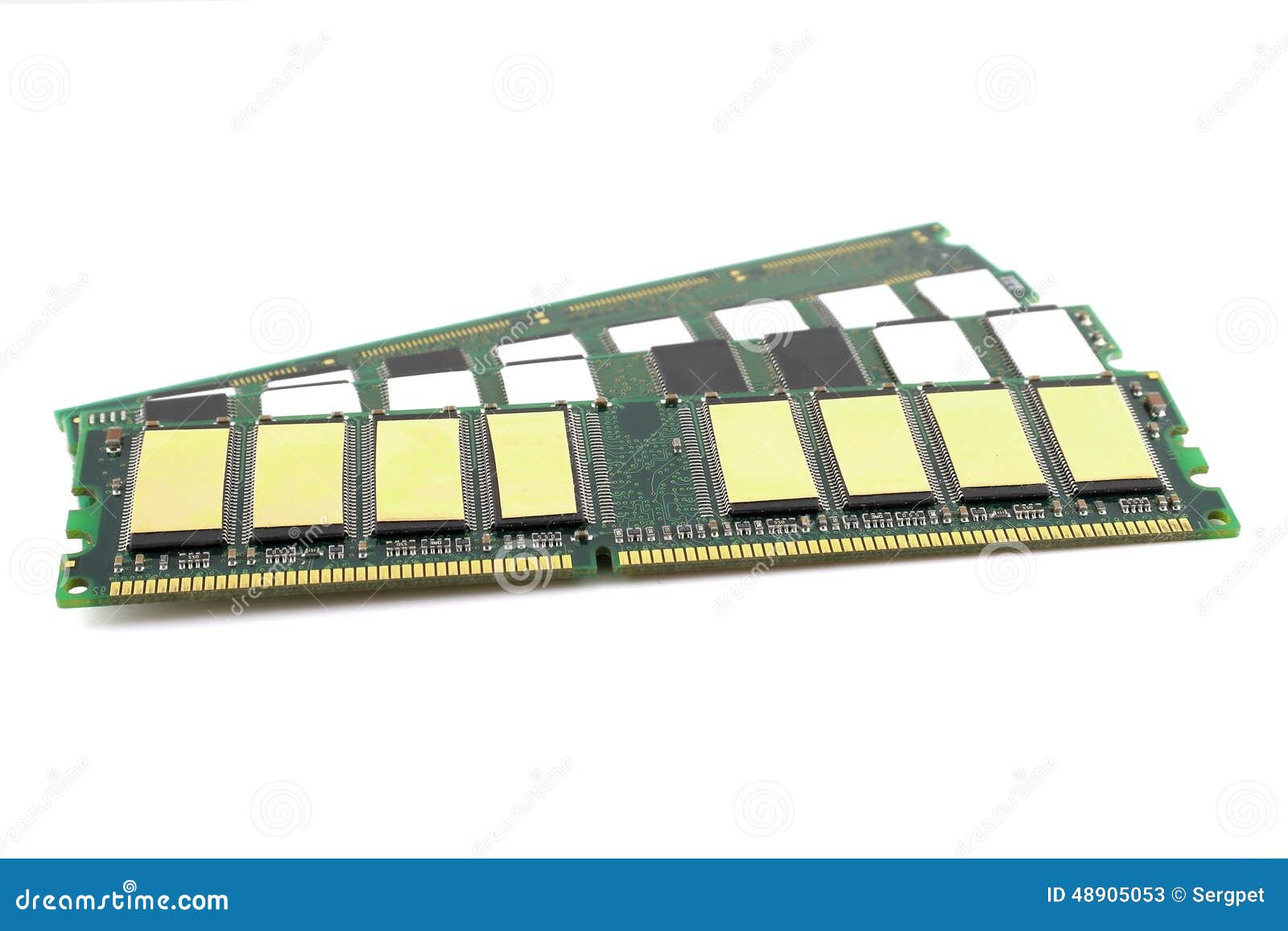 Memory chips for computer stock image. Image of card - 48905053