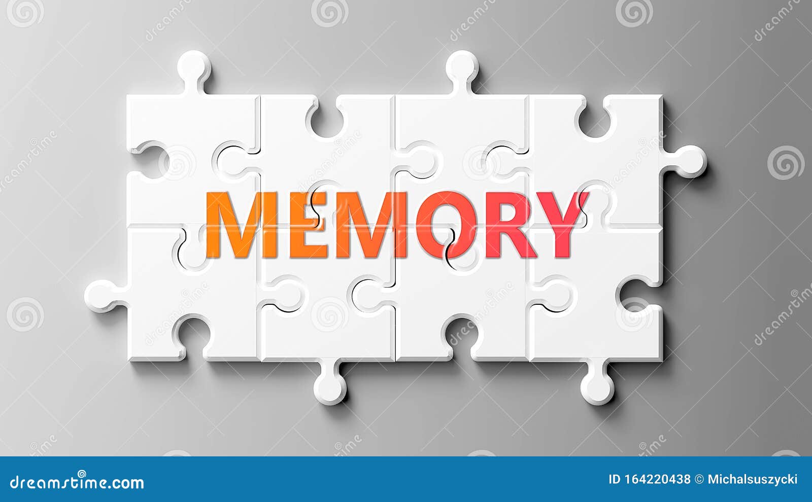 Memory Complex Like a Puzzle - Pictured As Word Memory on a Puzzle ...