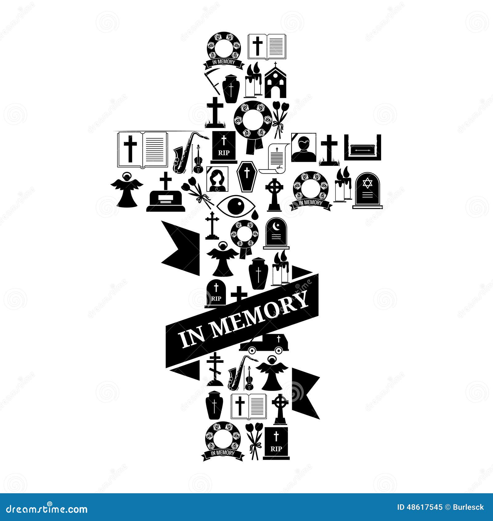 Cross Funeral Graphics