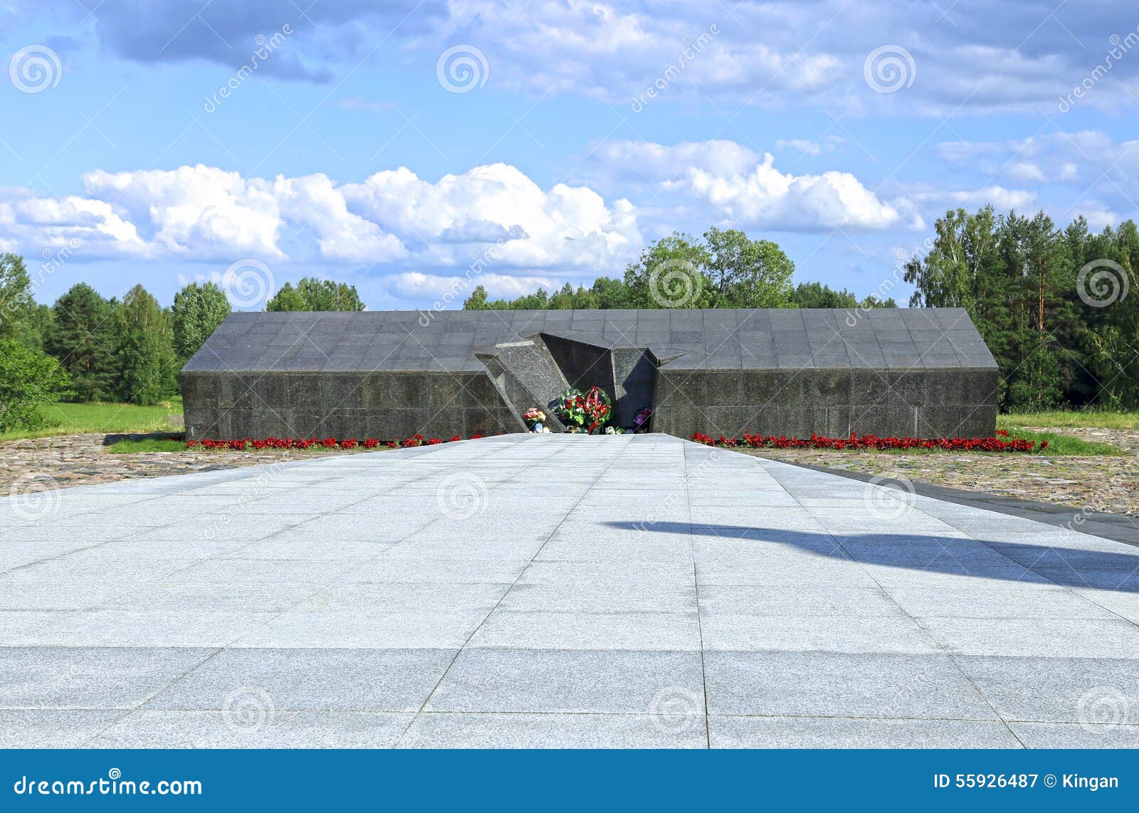 Memory Crown Over the Mass Grave in the Memorial Complex Khatyn ...