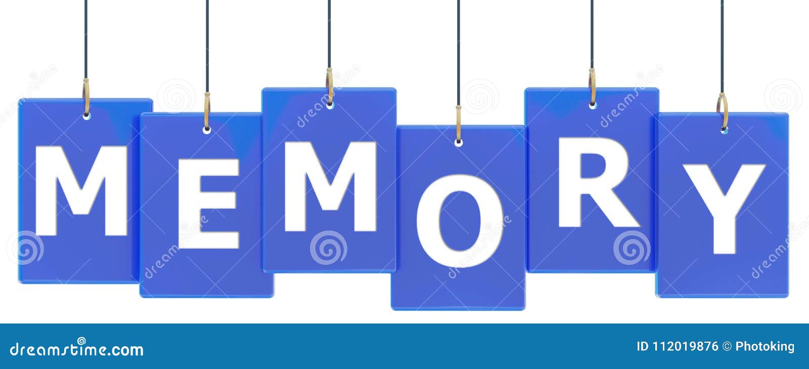 Memory tag banner stock illustration. Illustration of graphic - 112019876