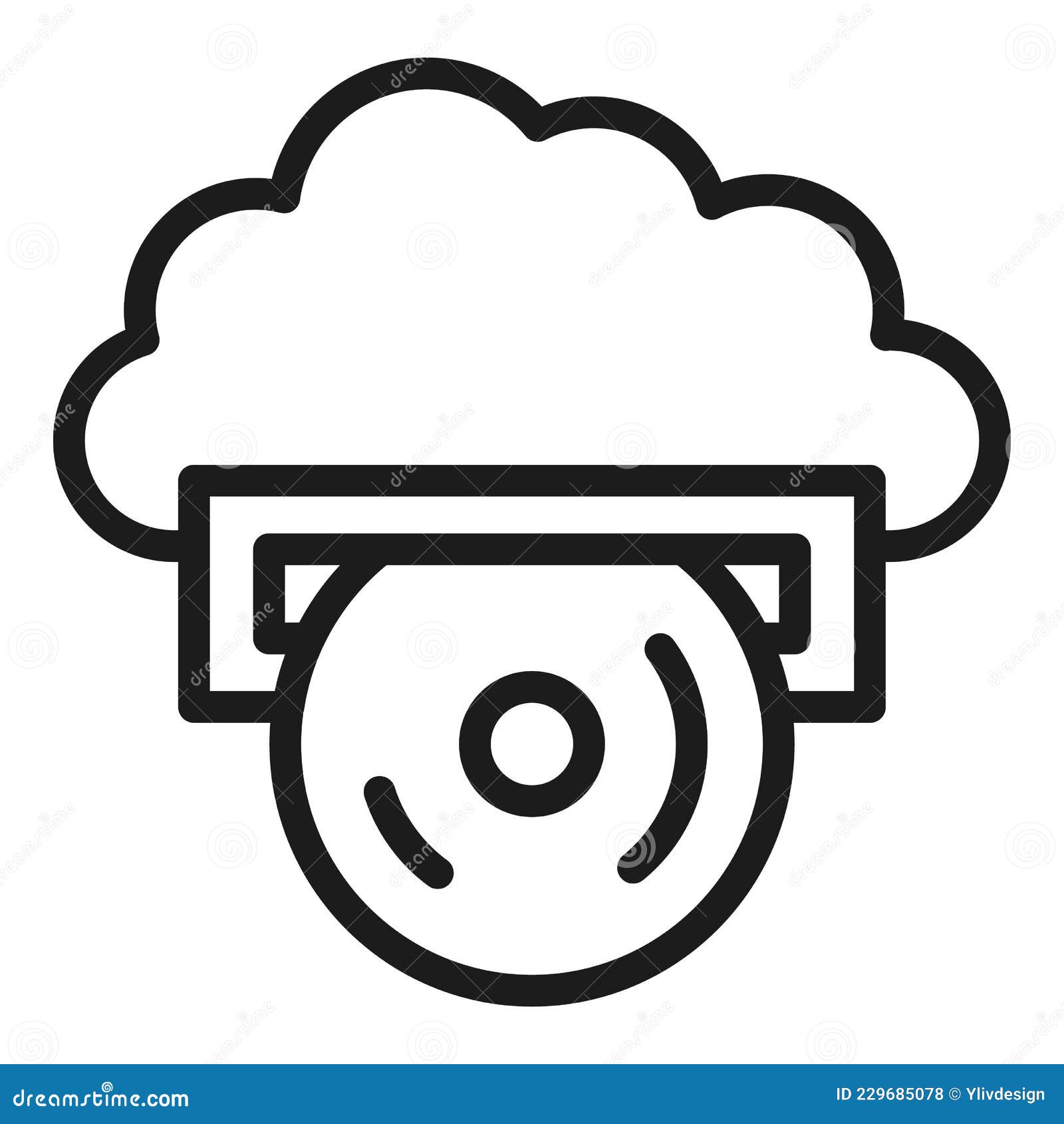 Memory Disc Icon Outline Vector. Computer Disk Stock Vector ...
