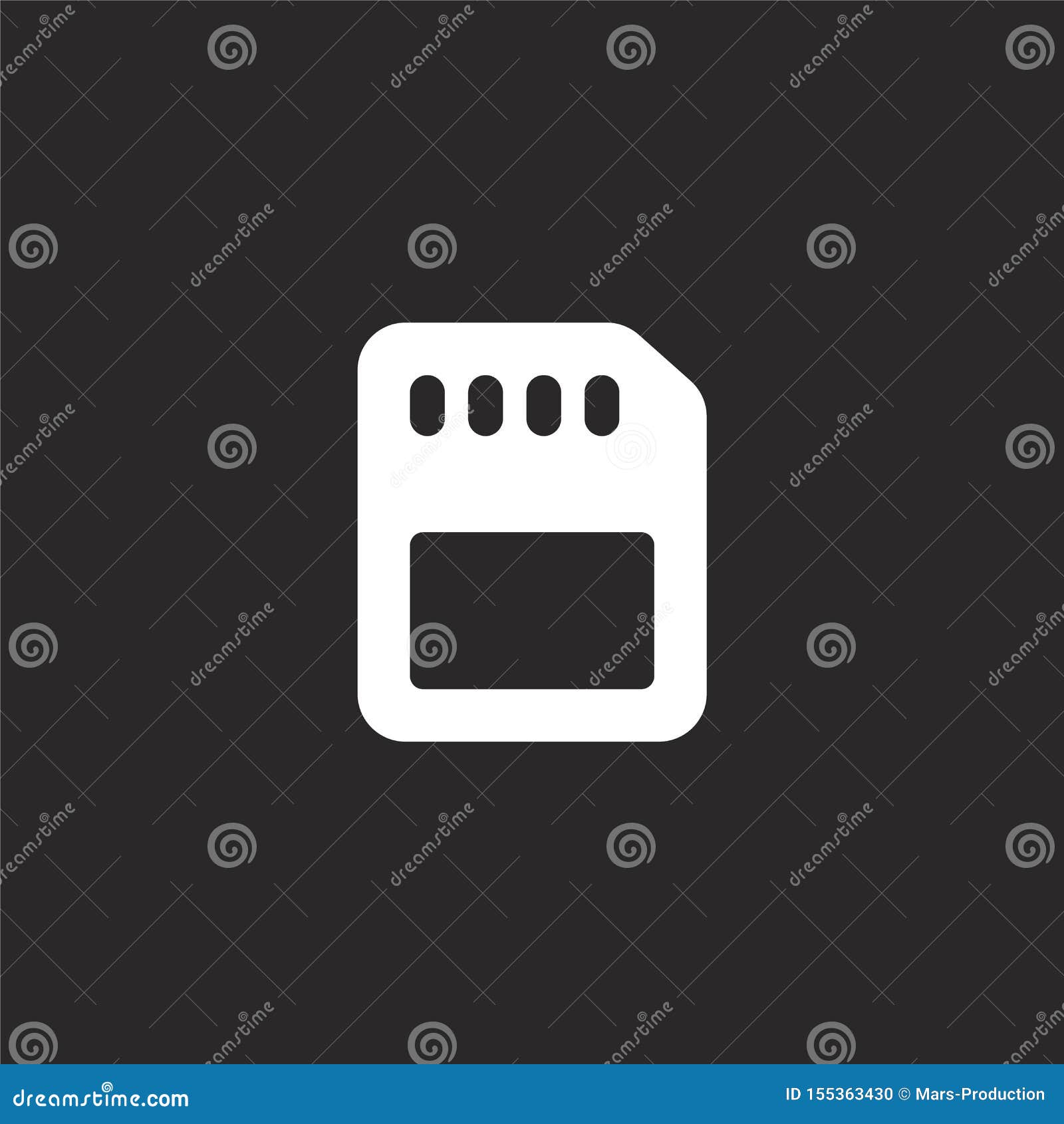Memory Icon. Filled Memory Icon for Website Design and Mobile, App ...