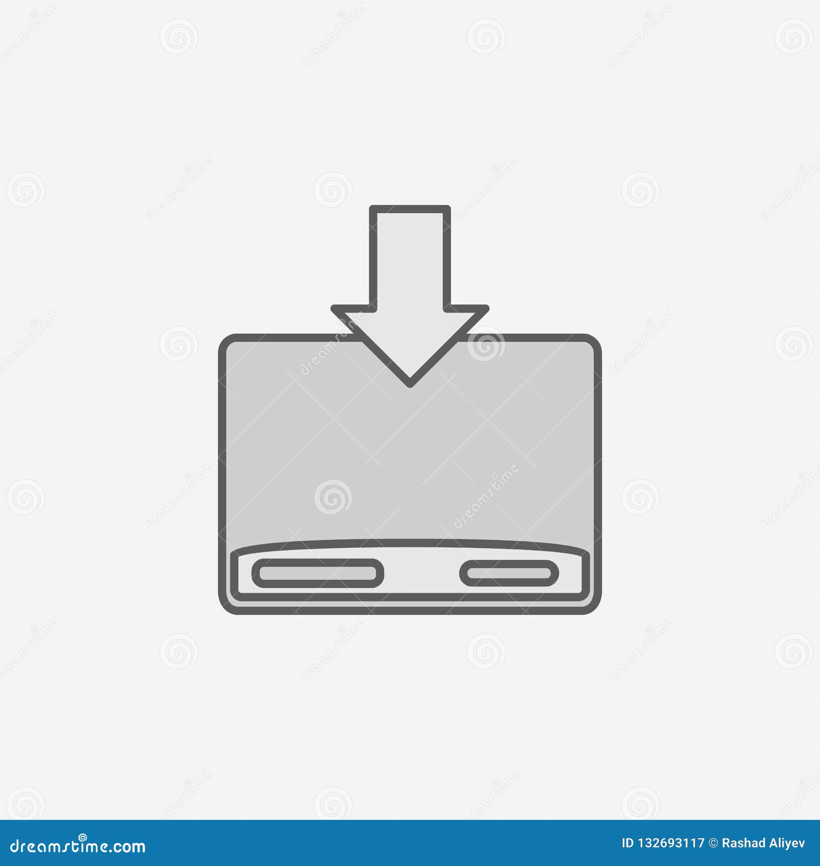 Memory Load Character Field Outline Icon. Element of 2 Color Simple ...