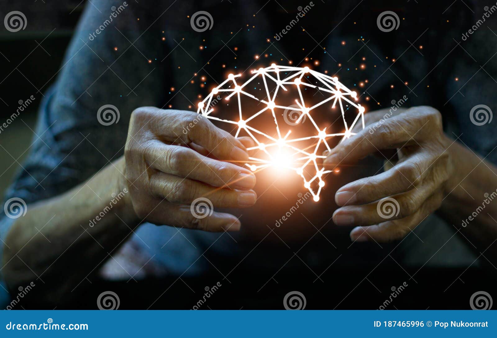 Memory Loss Due To Dementia, Elderly Woman Holding Broken and Damaged ... Memory Loss Due To Dementia, Elderly Woman Holding Broken and Damaged ...