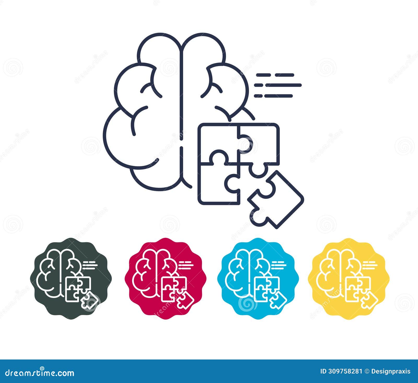 Brain Stock Photo Background With Minimalist Design For AI In Education ...