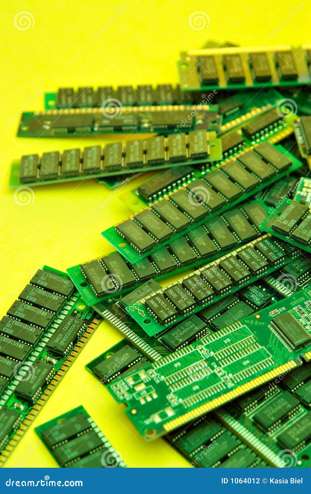 Memory Pile stock photo. Image of bits, hitech, power - 1064012