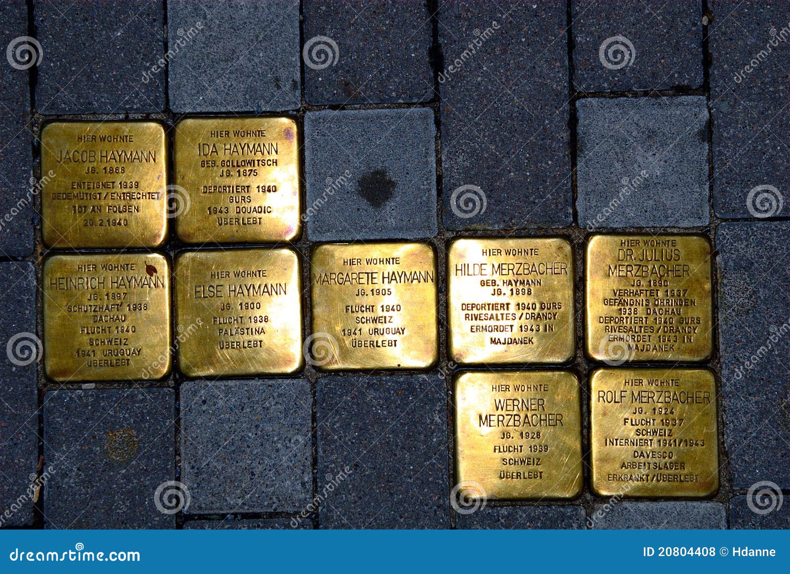 Memory Plates editorial stock photo. Image of race, persecution - 20804408