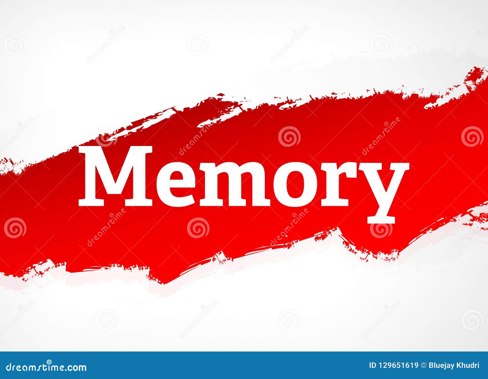 Memory Red Brush Abstract Background Illustration Stock Illustration ...