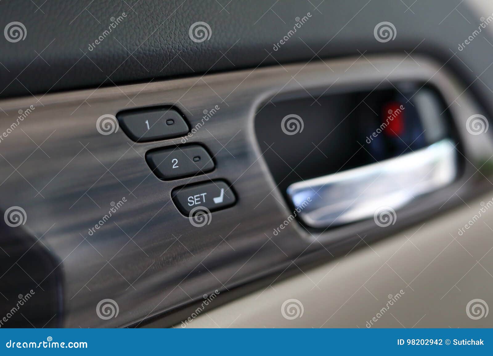 Memory Seat Technology Inside Luxury Car Stock Photo - Image of memory ...