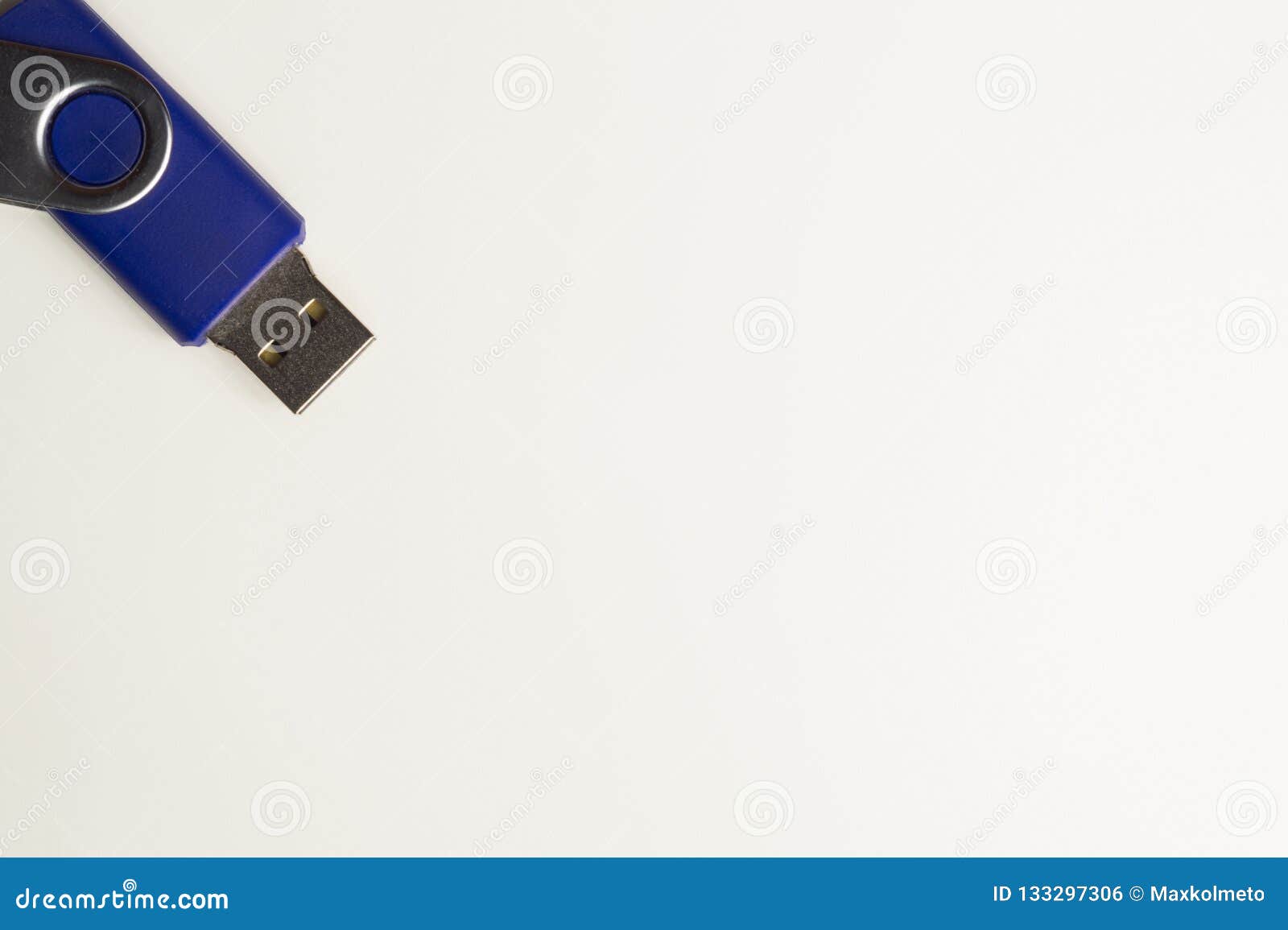 Memory Stick Isolated on White Background Stock Photo - Image of ...