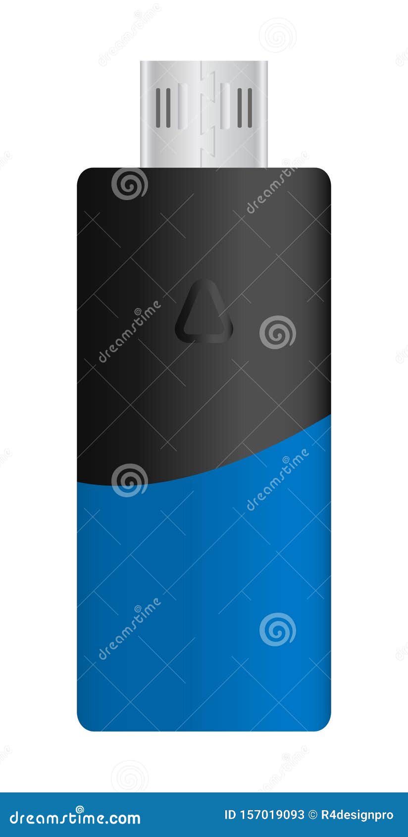 Memory Stick Vector Illustration Stock Vector - Illustration of storage ...