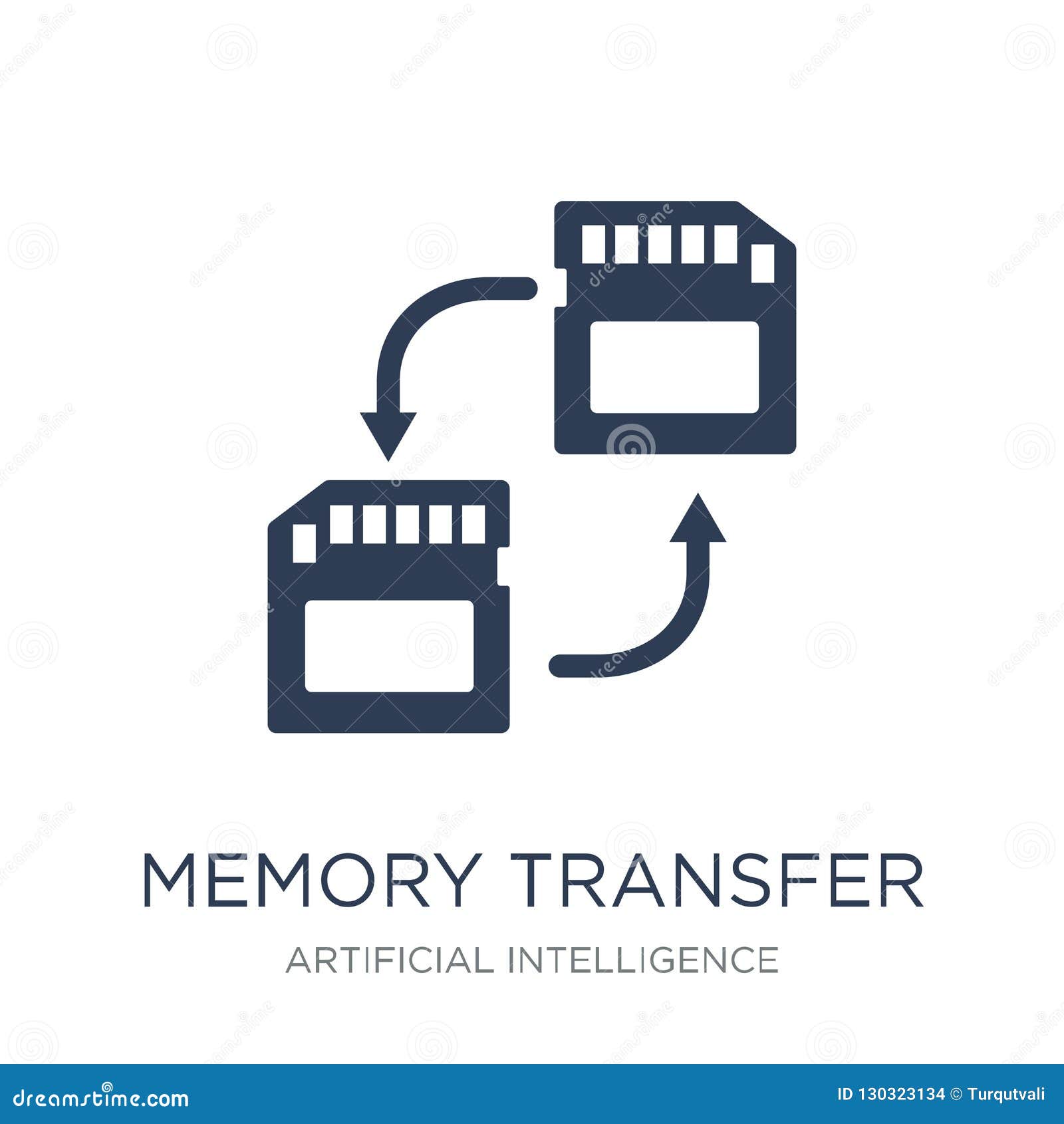 Memory Transfer Icon. Trendy Flat Vector Memory Transfer Icon on Stock ...