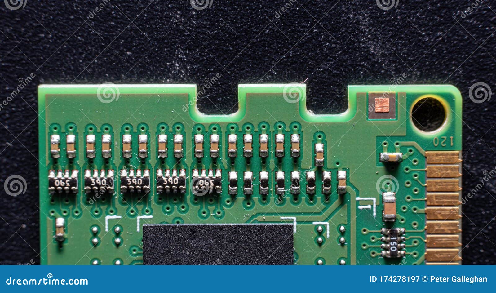 Memory Unit for a Fast Computer System Stock Image - Image of board ...