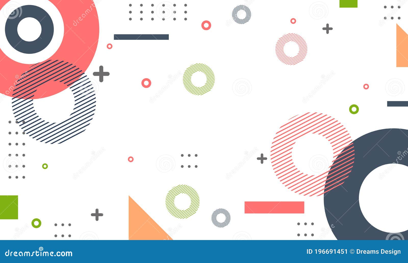 Memphis Abstract Background Design Stock Vector - Illustration of ...