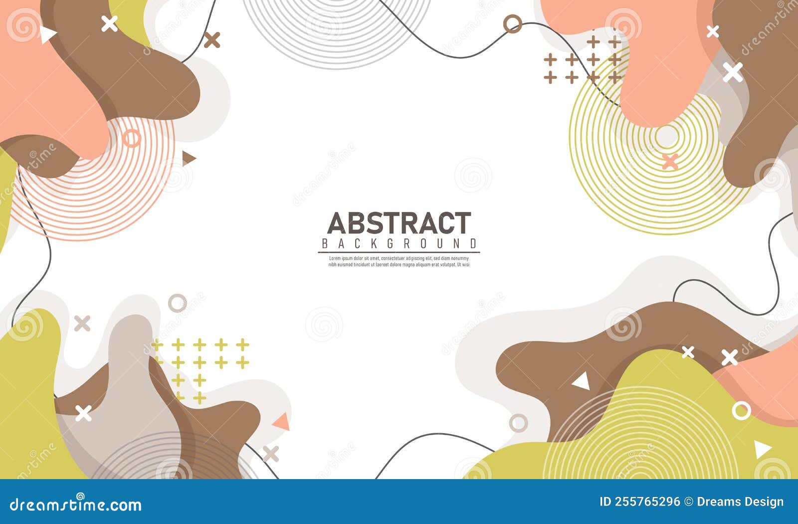 Memphis Colorful Background Shape Stock Vector - Illustration of ...