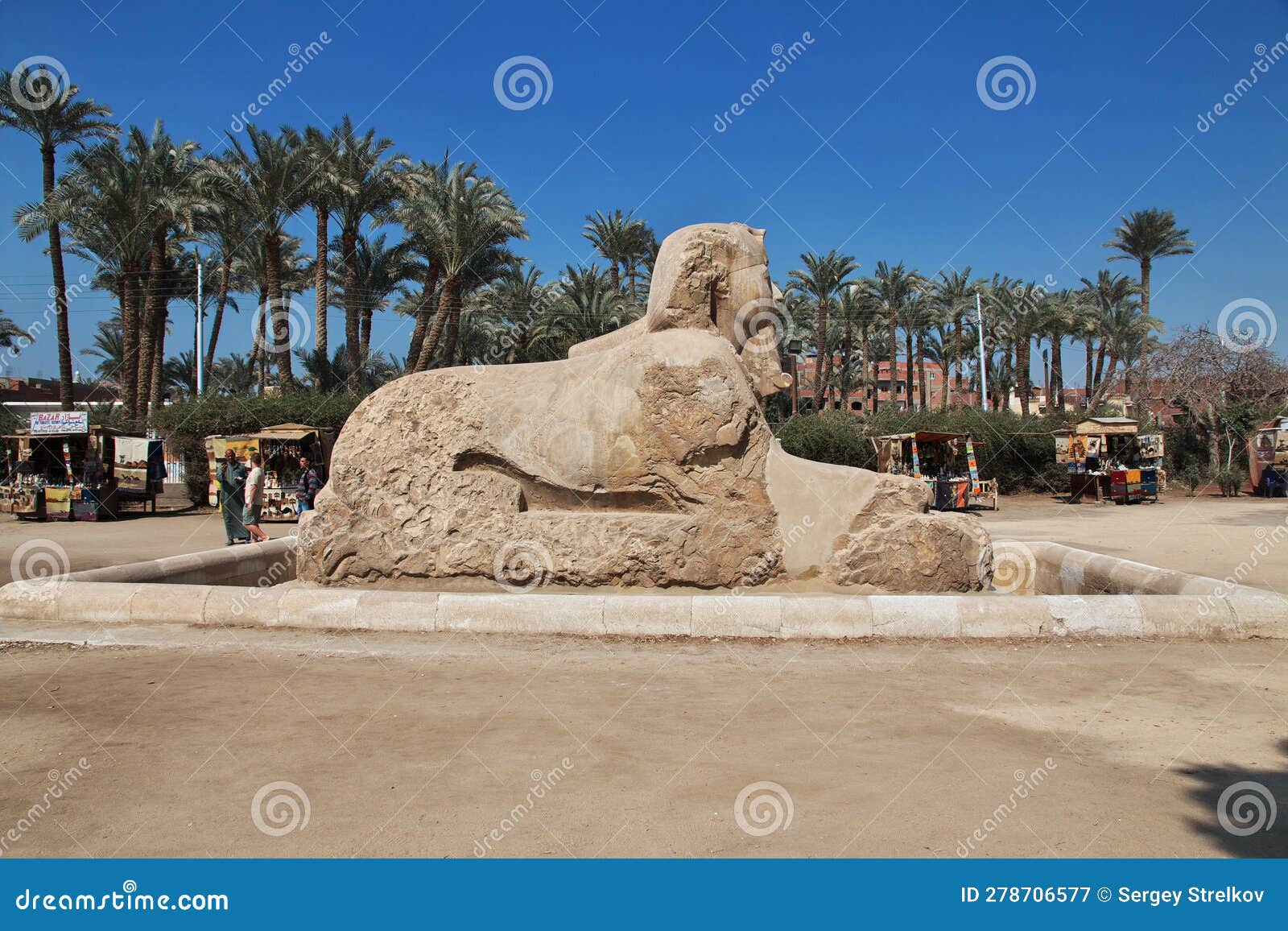 Memphis, Egypt - 04 Mar 2017: Memphis is the Ancient Capital of Egypt ...