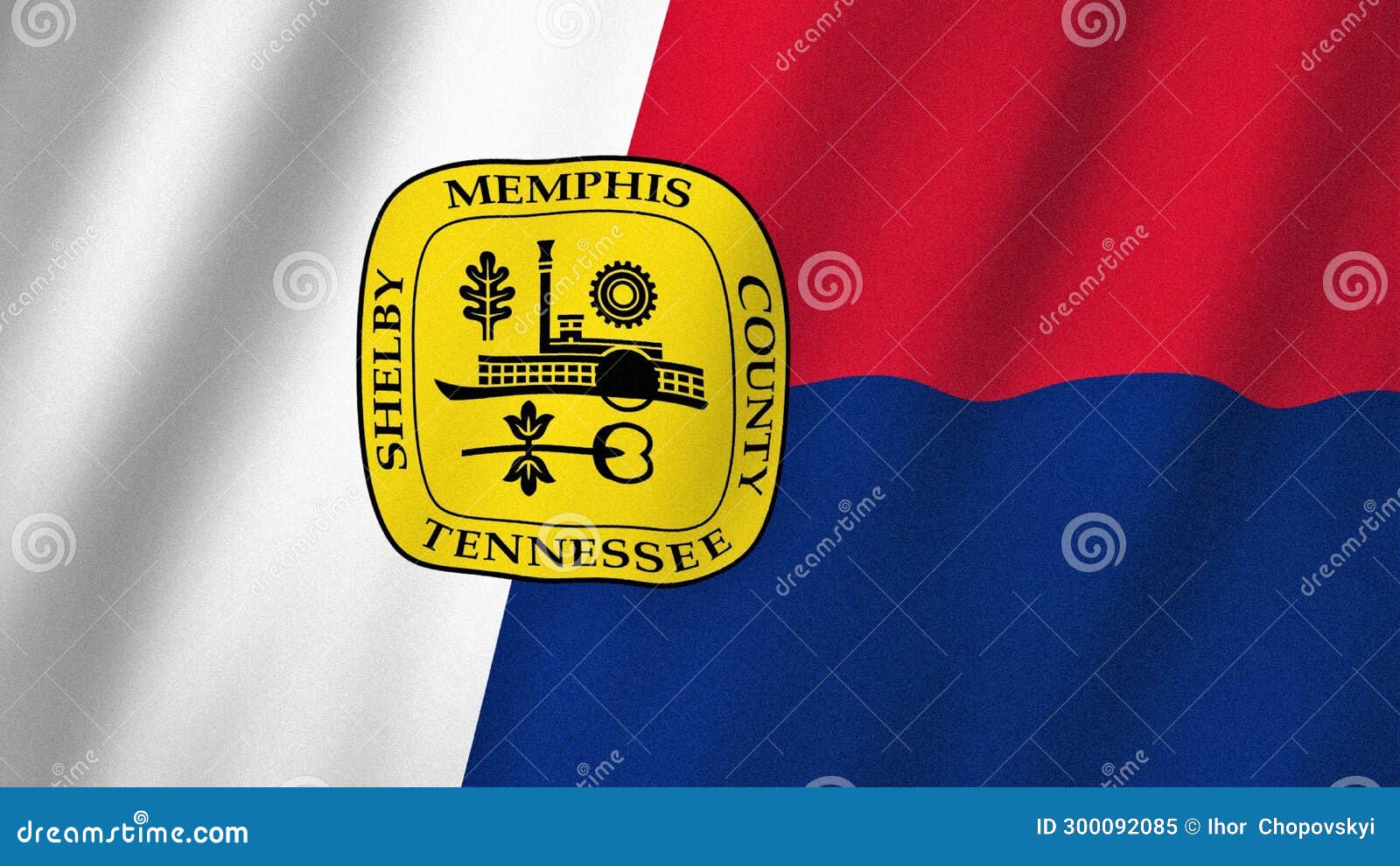 Memphis Flag Waving in the Wind. Flag of Memphis Images Stock Image ...