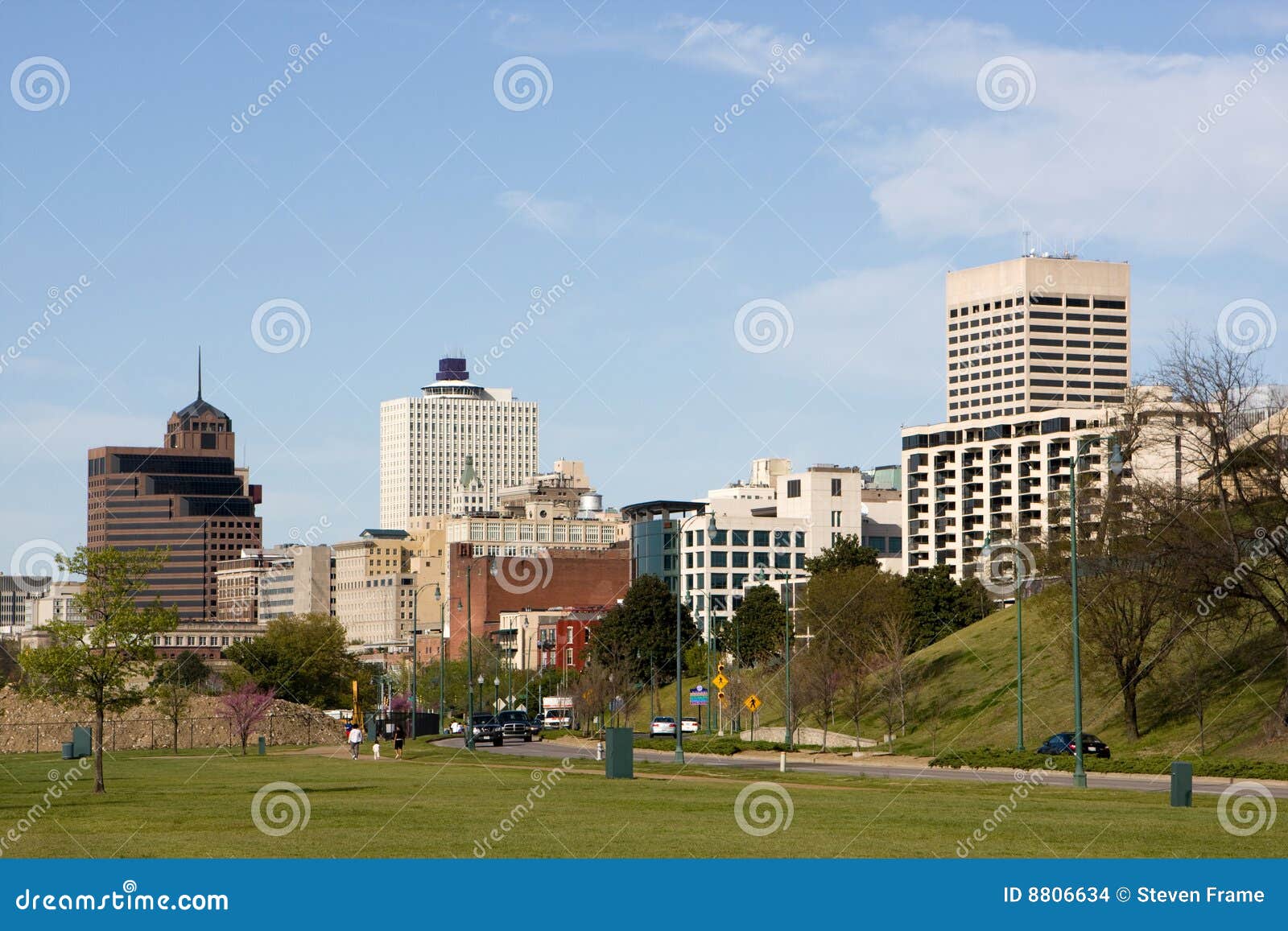 Memphis Skyline stock photo. Image of metropolitan, skyline - 8806634