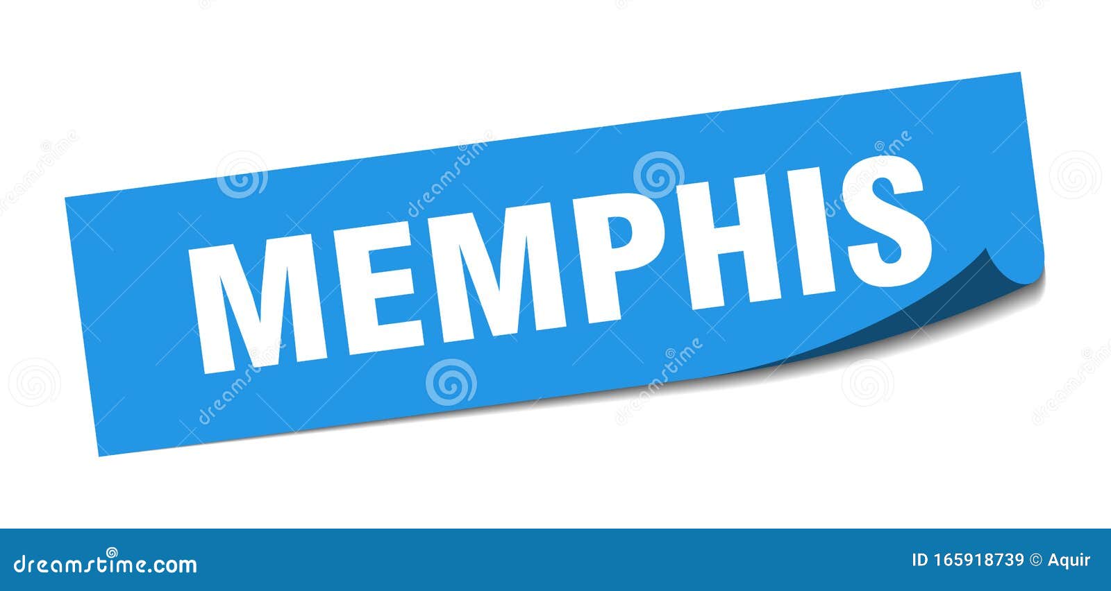 Memphis Sticker. Memphis Square Peeler Sign Stock Vector - Illustration ...