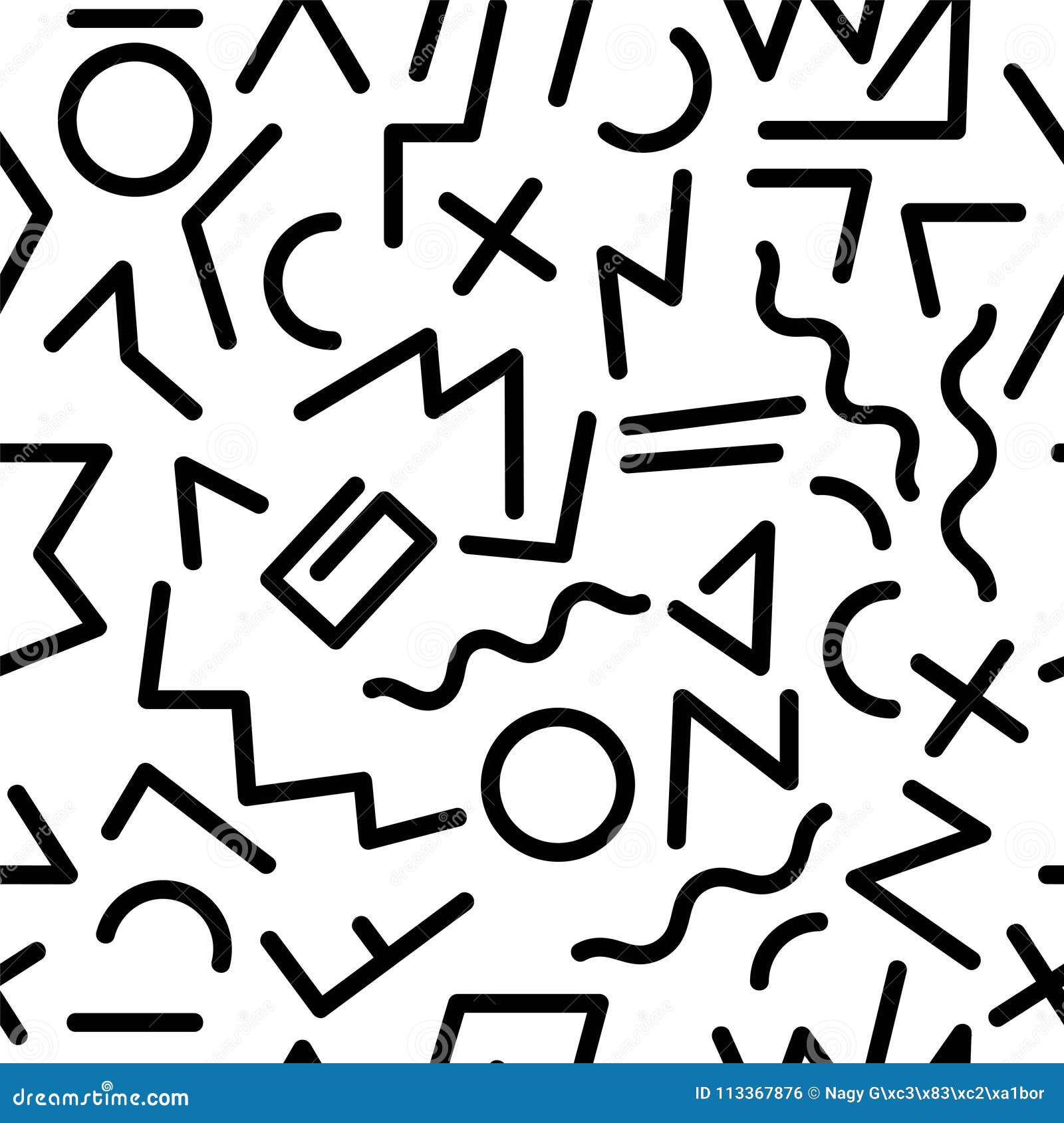 MEMPHIS STYLE SEAMLESS PATTERN. GEOMETRIC ELEMENTS TEXTURE. 80S-90S ... MEMPHIS STYLE SEAMLESS PATTERN. GEOMETRIC ELEMENTS TEXTURE. 80S-90S ...