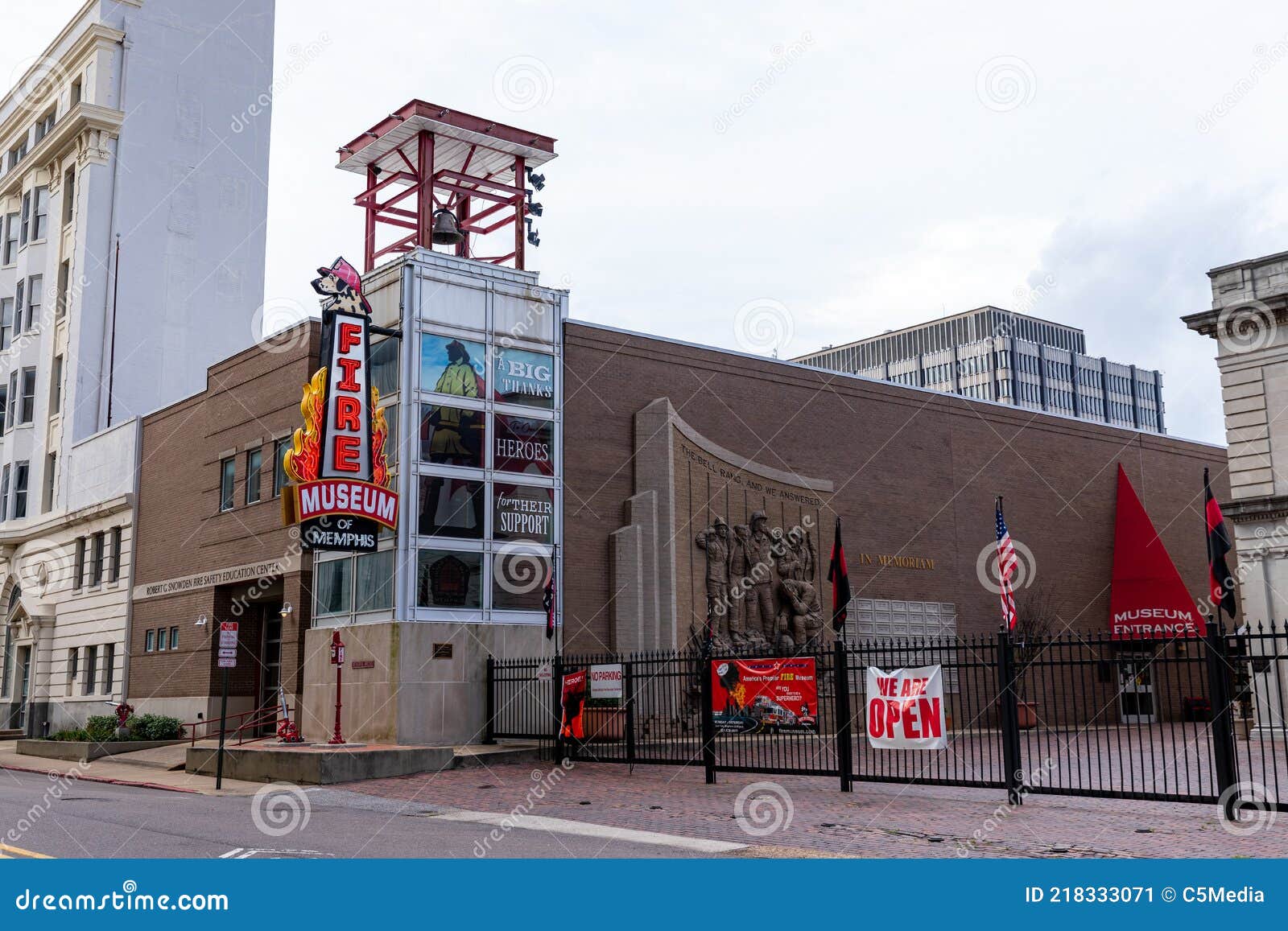 Memphis Fire Museum in Downtown Memphis, TN Editorial Photo - Image of ...