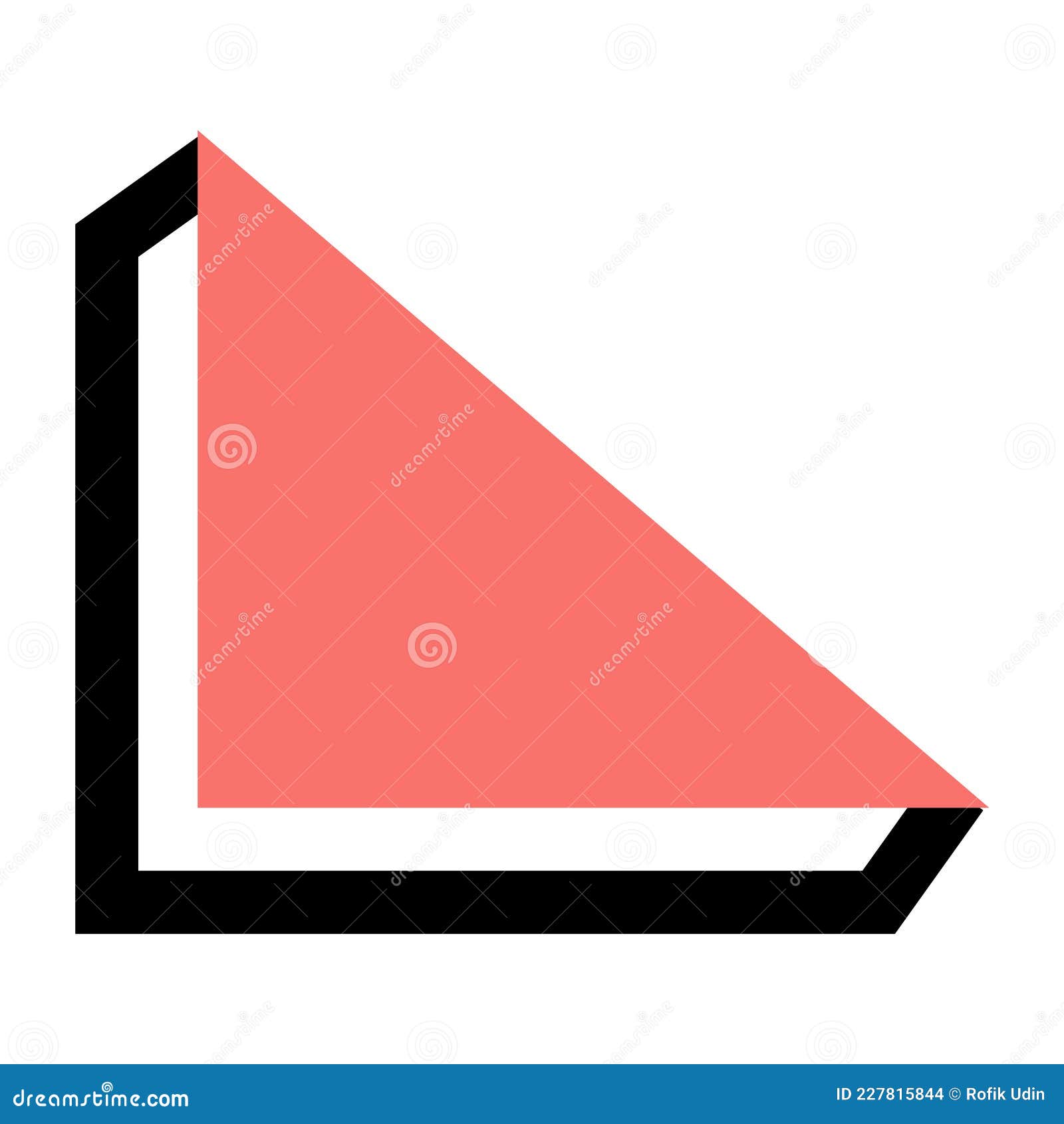 Memphis Triangle Style Design Illustration Vector Perfect for Your ...