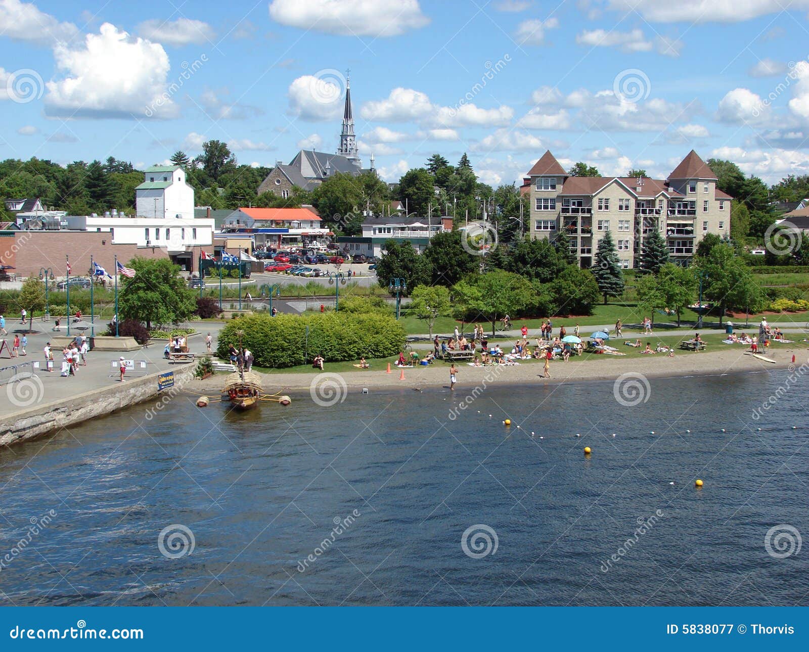 Memphremagog Lake Beach stock image. Image of lake, beach - 5838077