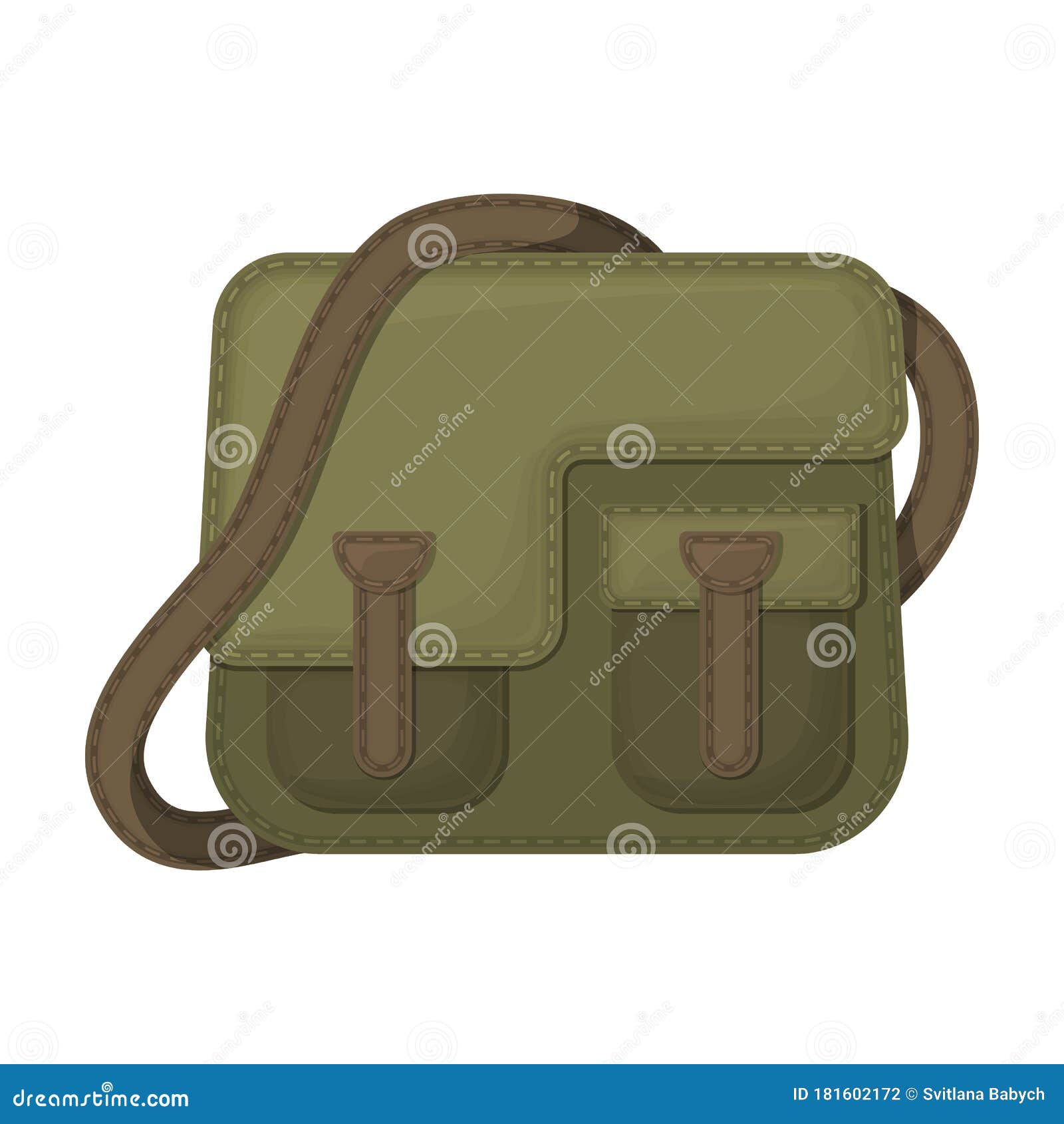 Men Bag Vector Icon.Cartoon Vector Icon Isolated on White Background ...