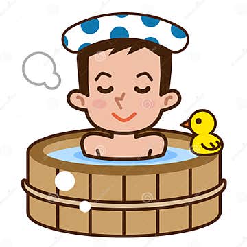 Men in bathing stock vector. Illustration of plastic - 69523295