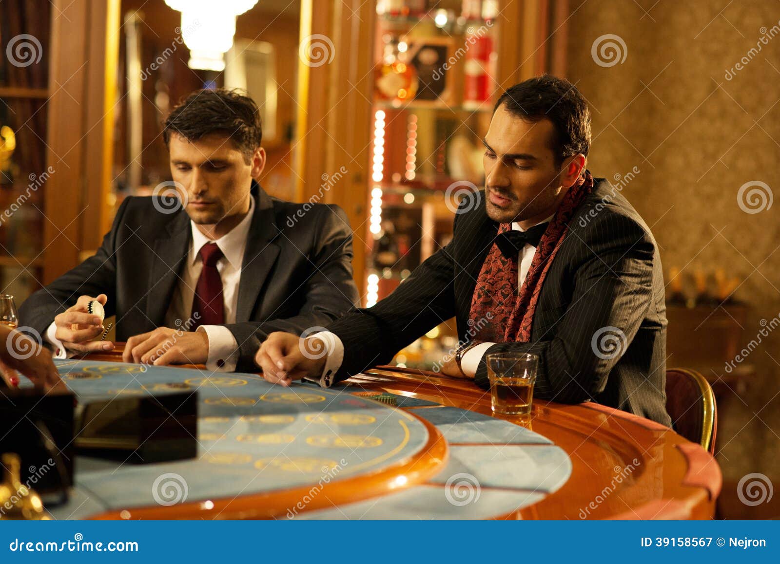 Men behind gambling table stock image. Image of gambling - 39158567