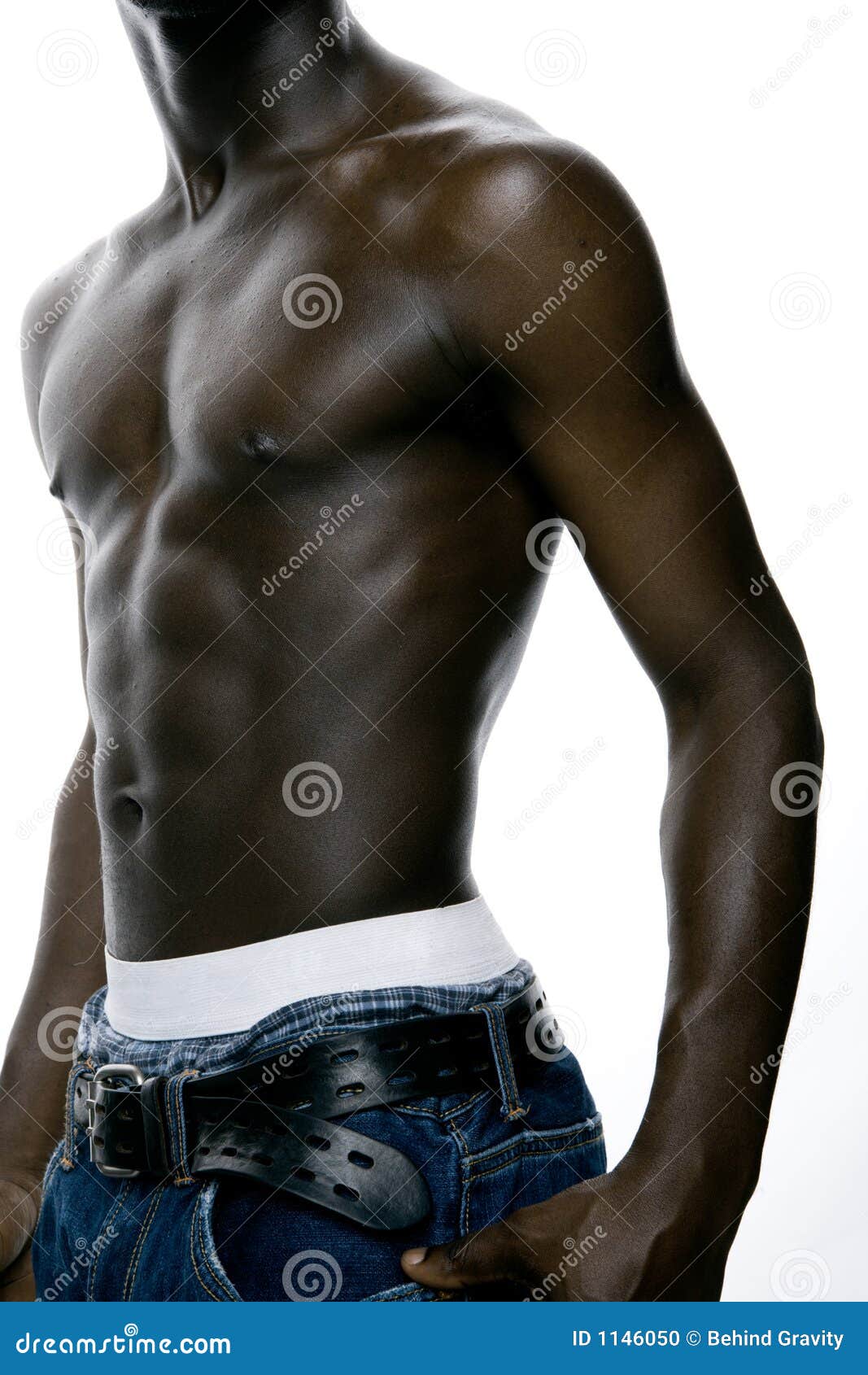 Men body stock photo. Image of hunk, holiday, black, bodybuilder - 1146050