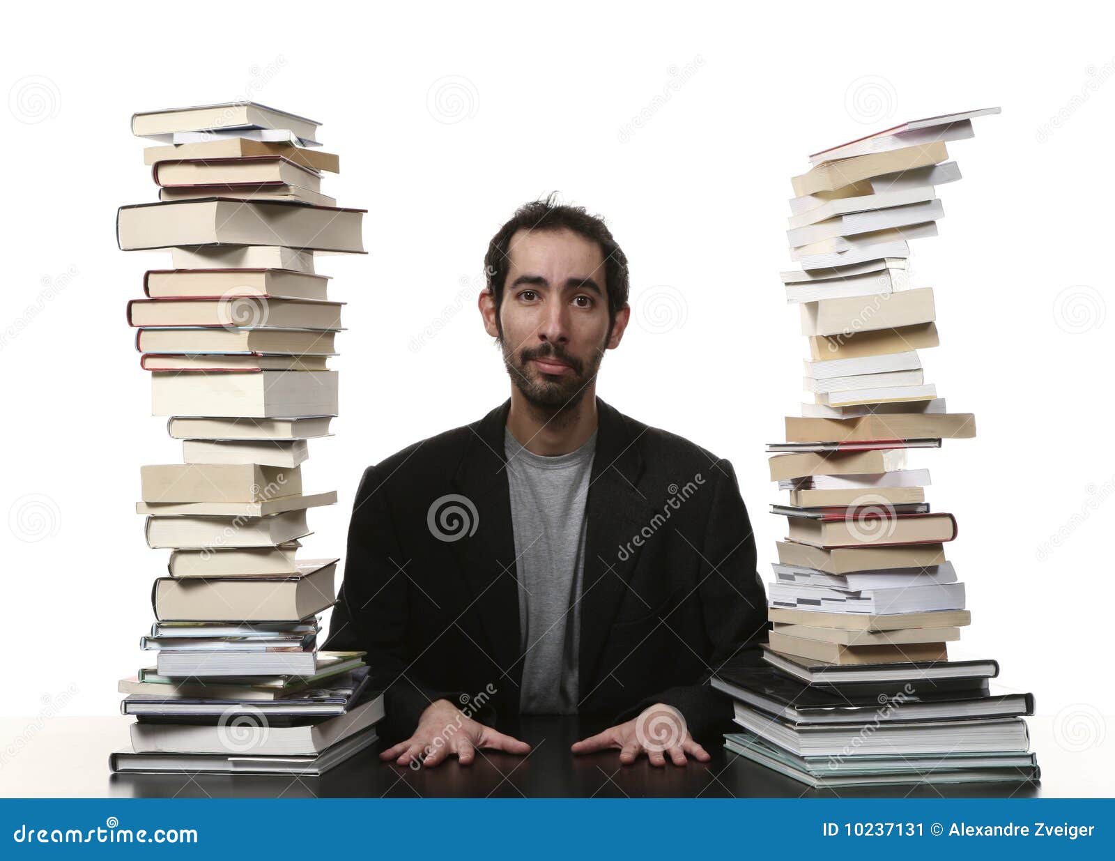 Men and books stock image. Image of student, library - 10237131