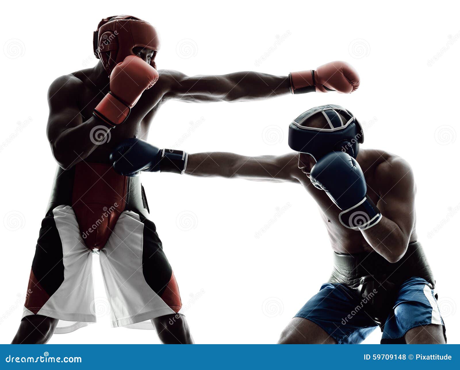Men Boxers Boxing Isolated Silhouette Photos - Free & Royalty-Free ...