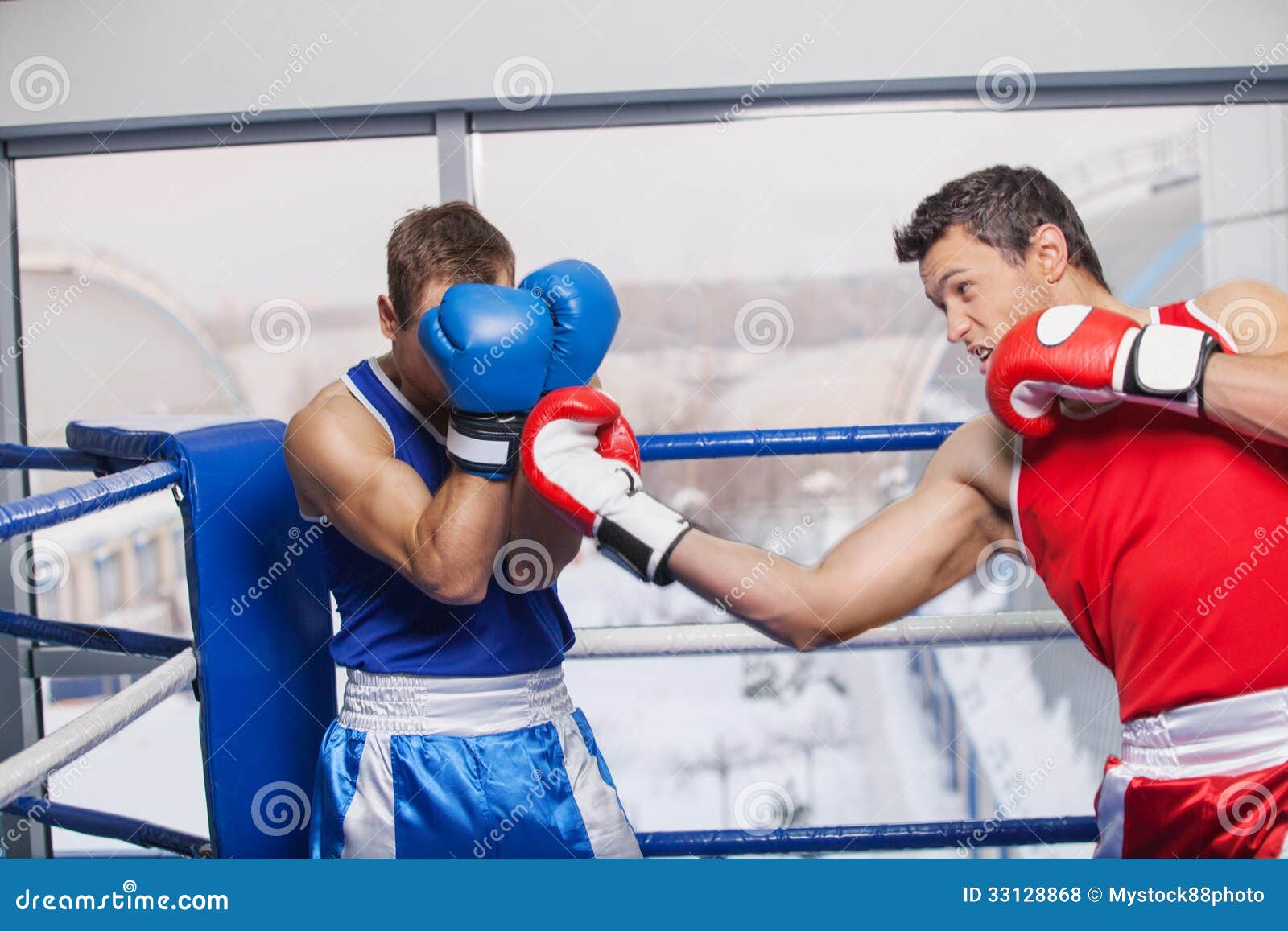 Men boxing. stock photo. Image of fighting, combative - 33128868