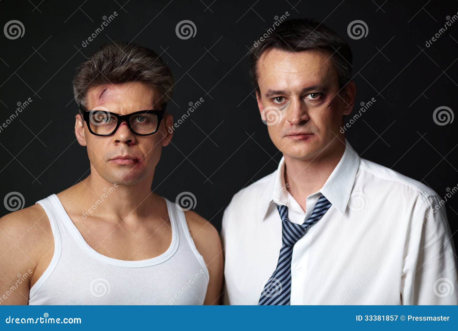Men with bruises stock image. Image of expertise, bruise - 33381857
