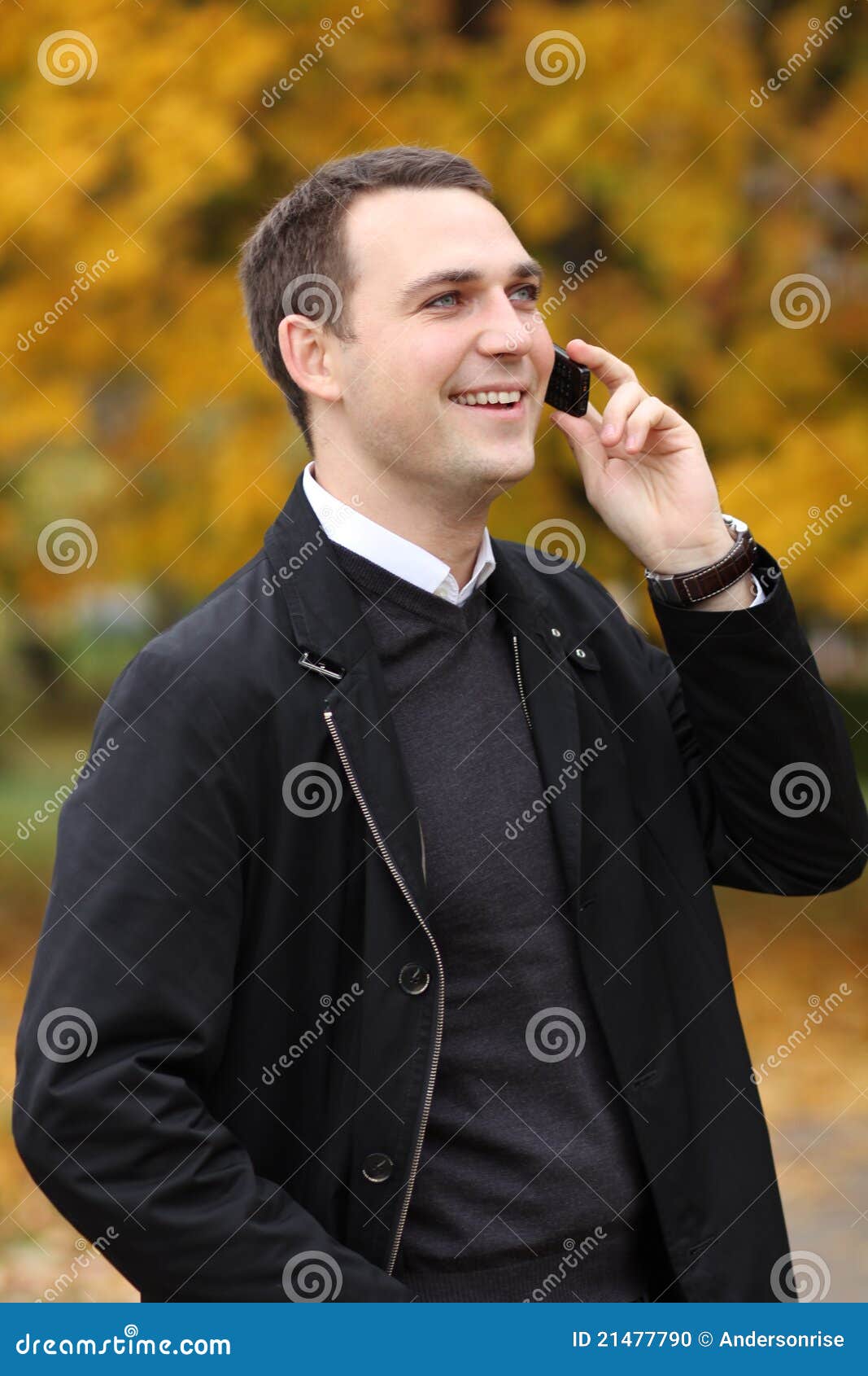 Men calling by phone stock photo. Image of nature, health - 21477790