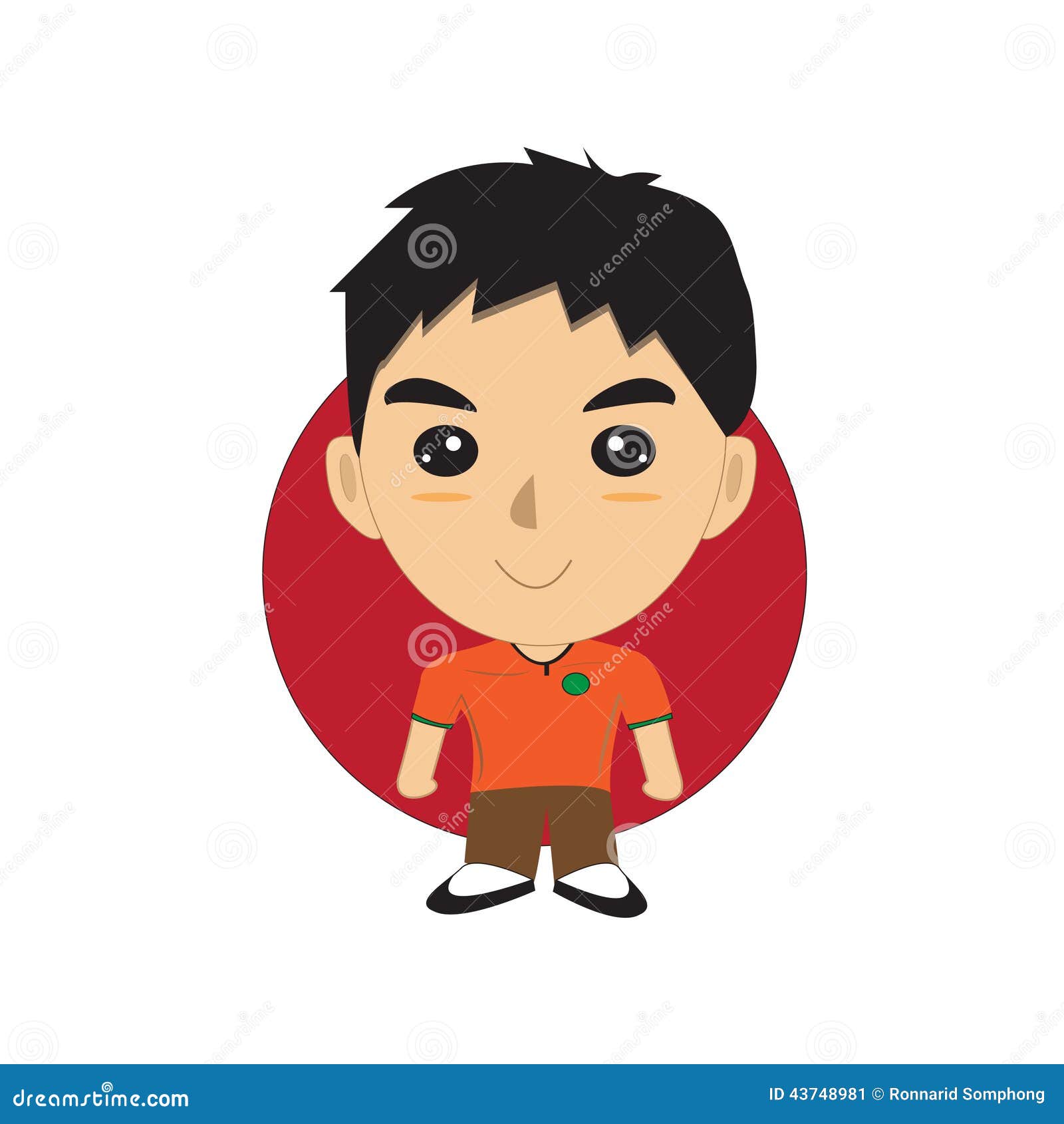 Men cartoon Background stock vector. Illustration of young - 43748981