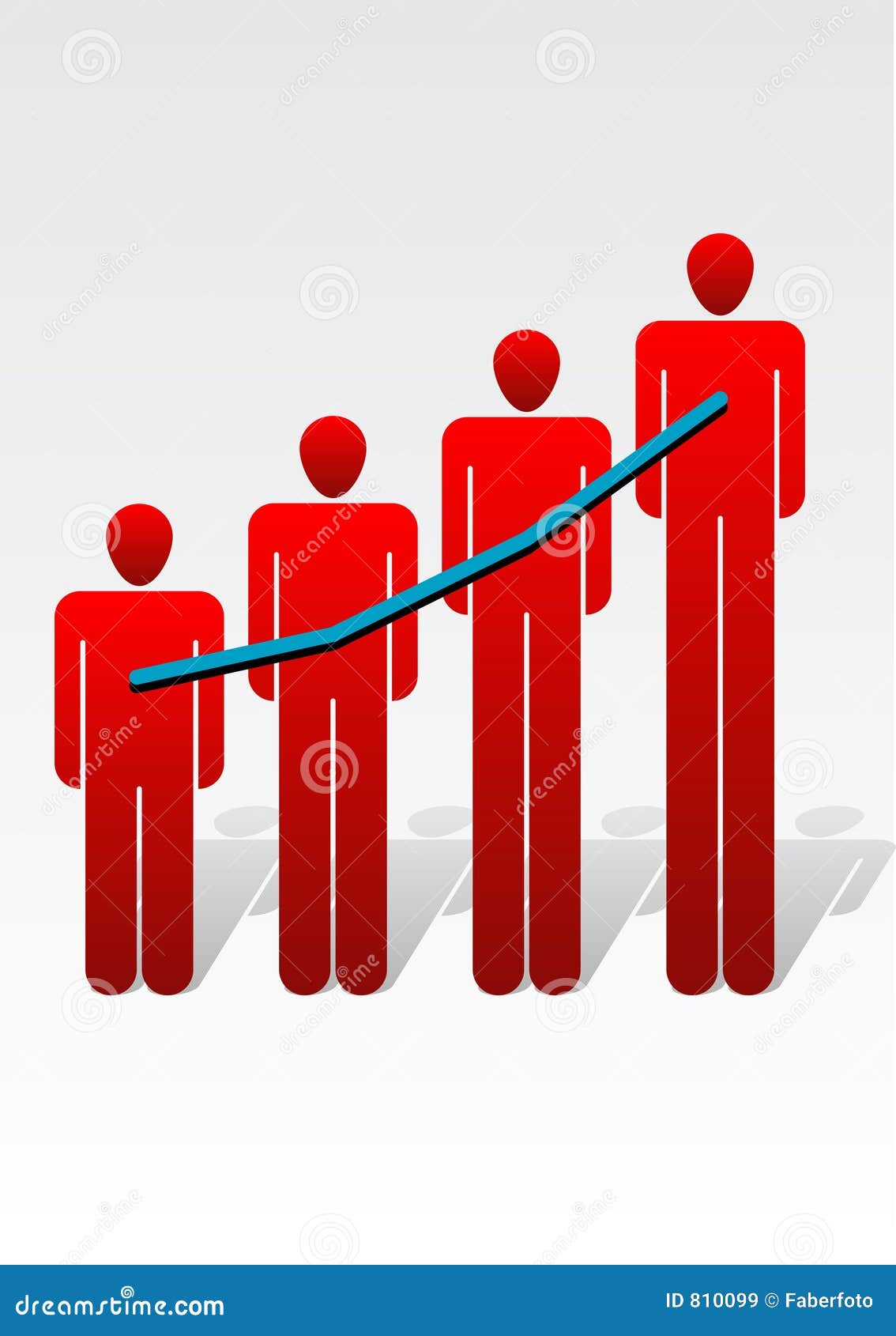 Men chart stock illustration. Illustration of think, competition - 810099