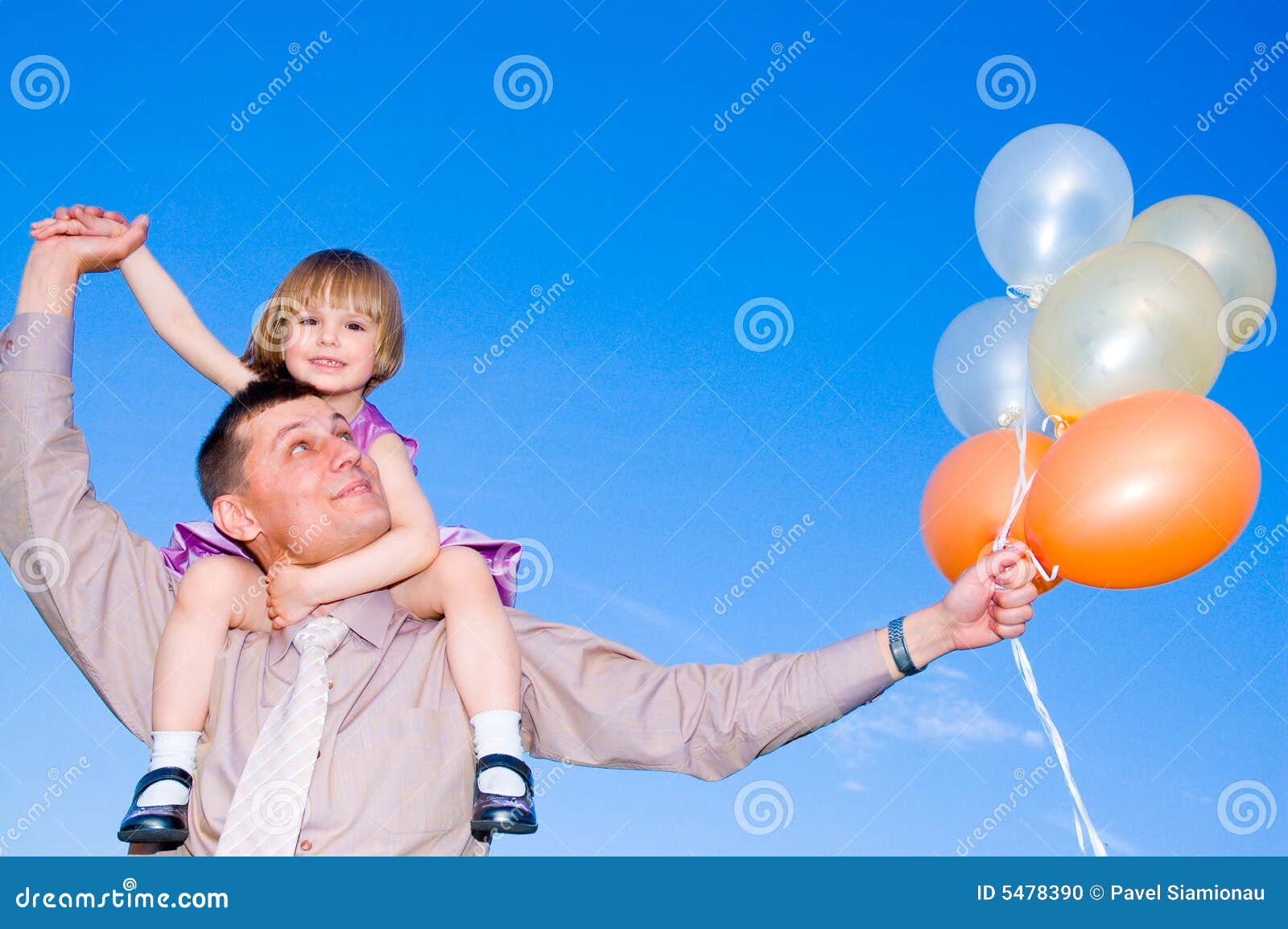 Men and child stock photo. Image of group, high, cheerful - 5478390
