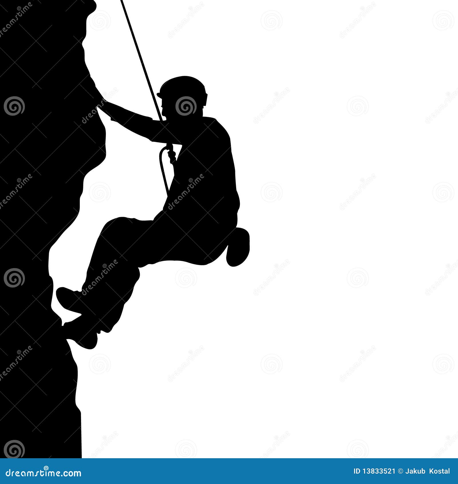 Men climb stock vector. Illustration of ascent, climbing - 13833521
