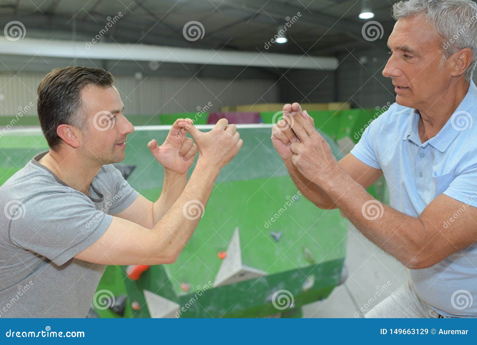 Men Communicating by Sign Language Stock Image - Image of communication ...